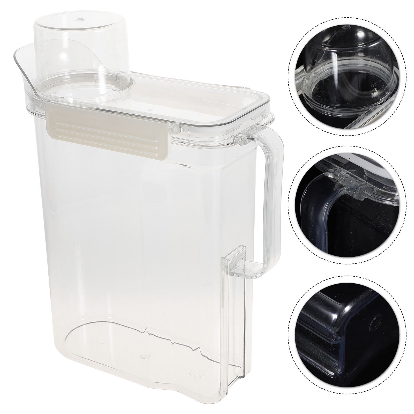 MERRYHAPY 1Pcs Transparent Plastic Liquid Sub Bucket for Laundry Room ...