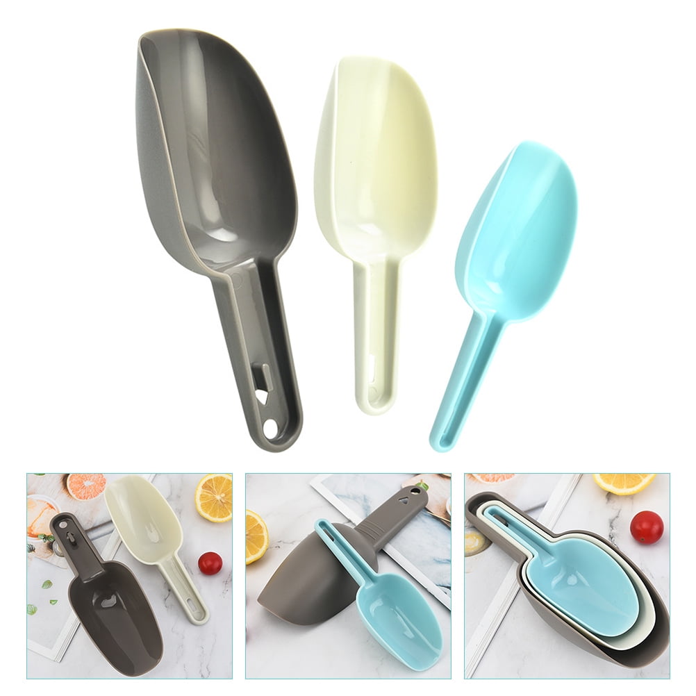 MERRYHAPY 1 Set Assorted Color Plastic Ice Scoop Tong Multifunctional ...