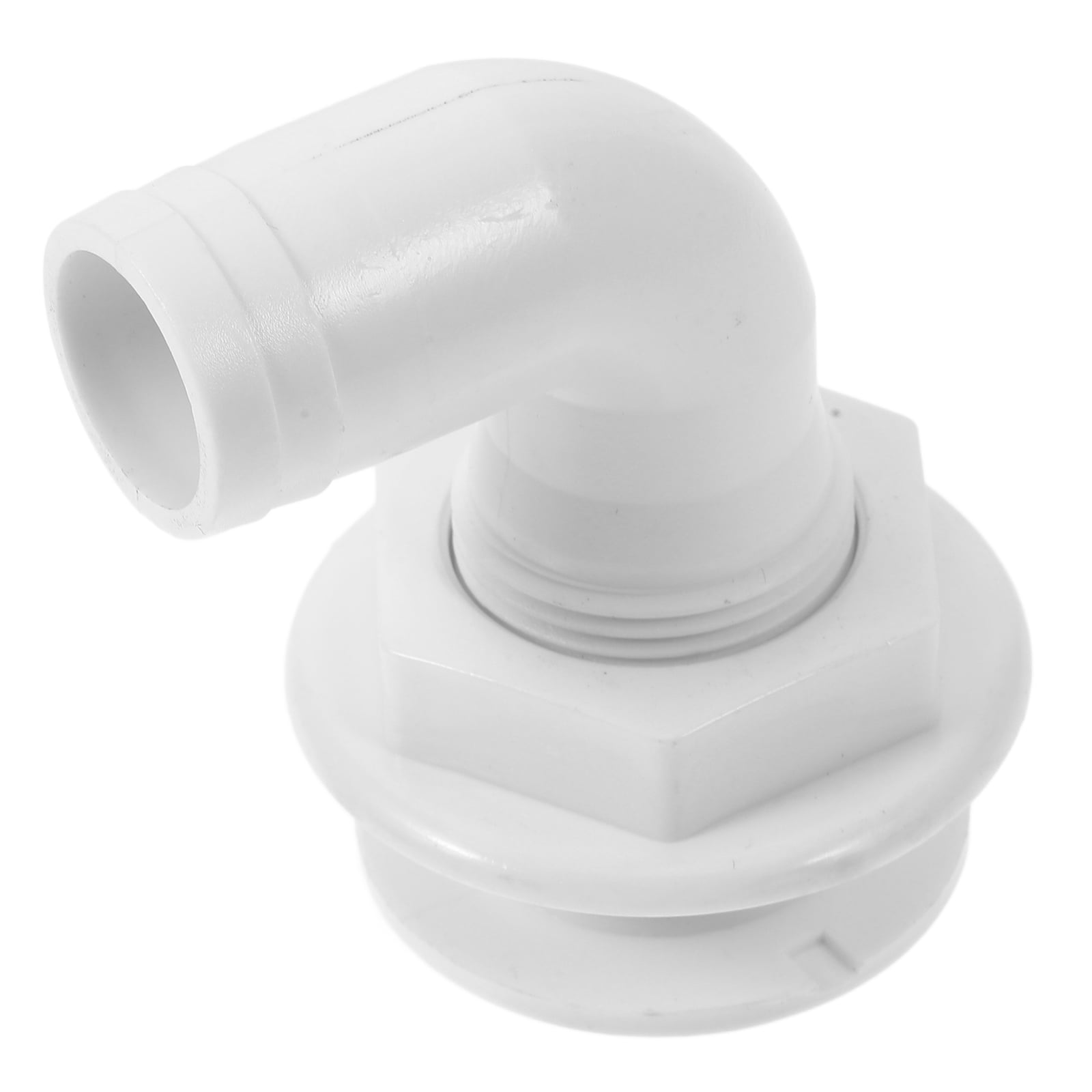 MERRYHAPY Marine Boat White Sewage Outfall Connector Yacht Draining ...
