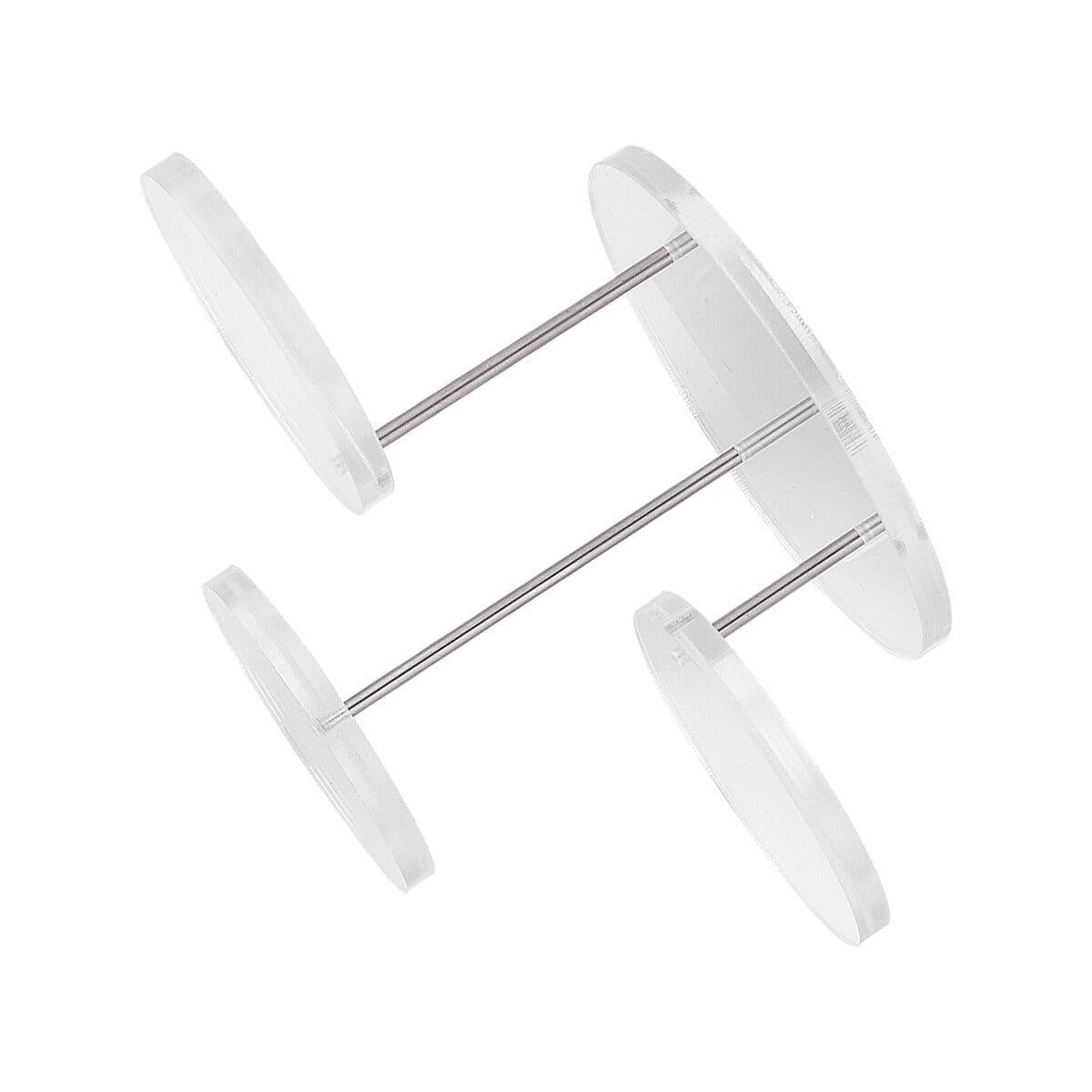 MERRYHAPY 1Set Jewelry Display Stand Acrylic Circular Multi-layer ...