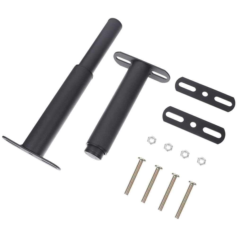 MERRYHAPY Black Metal Adjustable Bed Legs Furniture Support Replacement ...