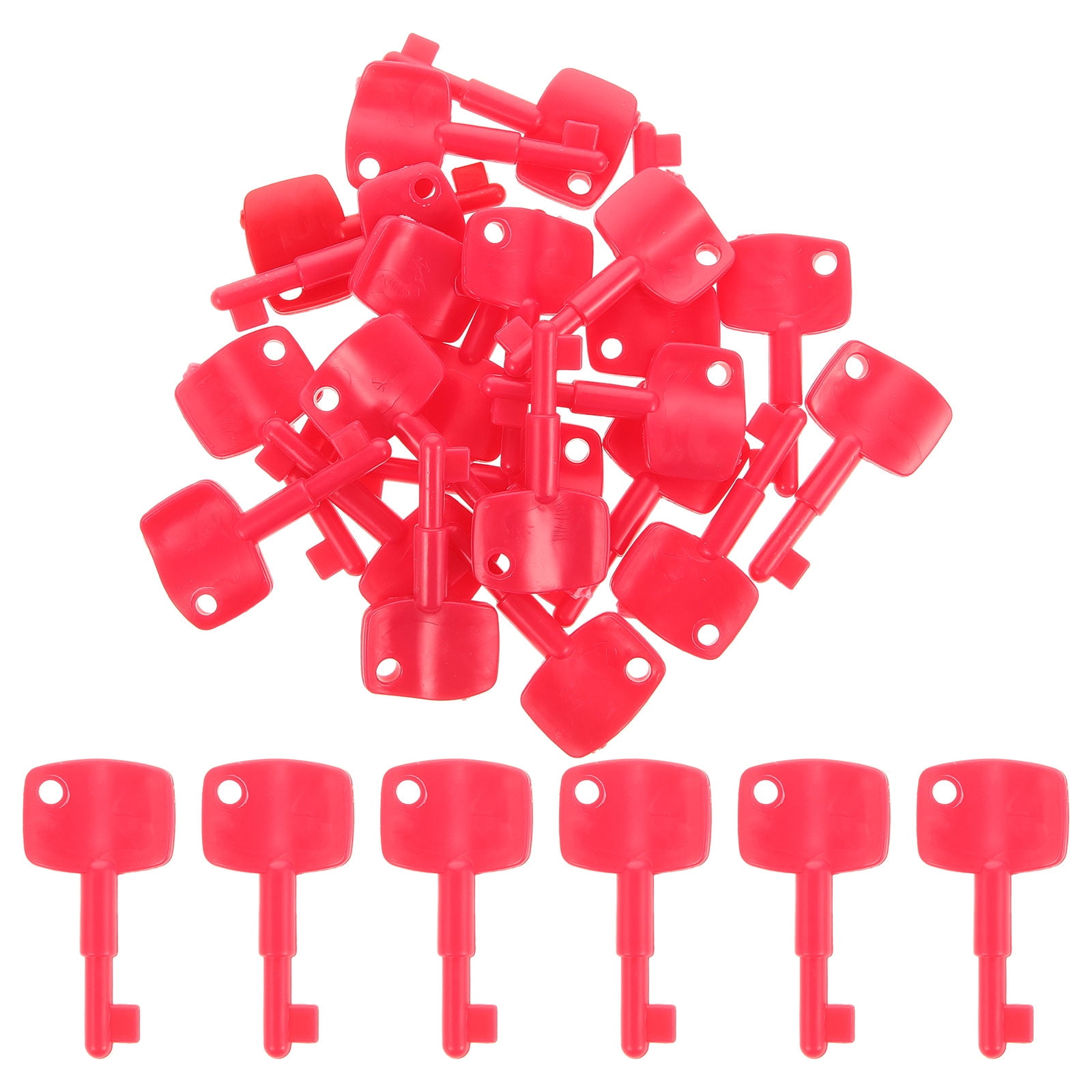 MERRYHAPY Reusable Reset Key Security Systems Red 20pcs - Walmart.com