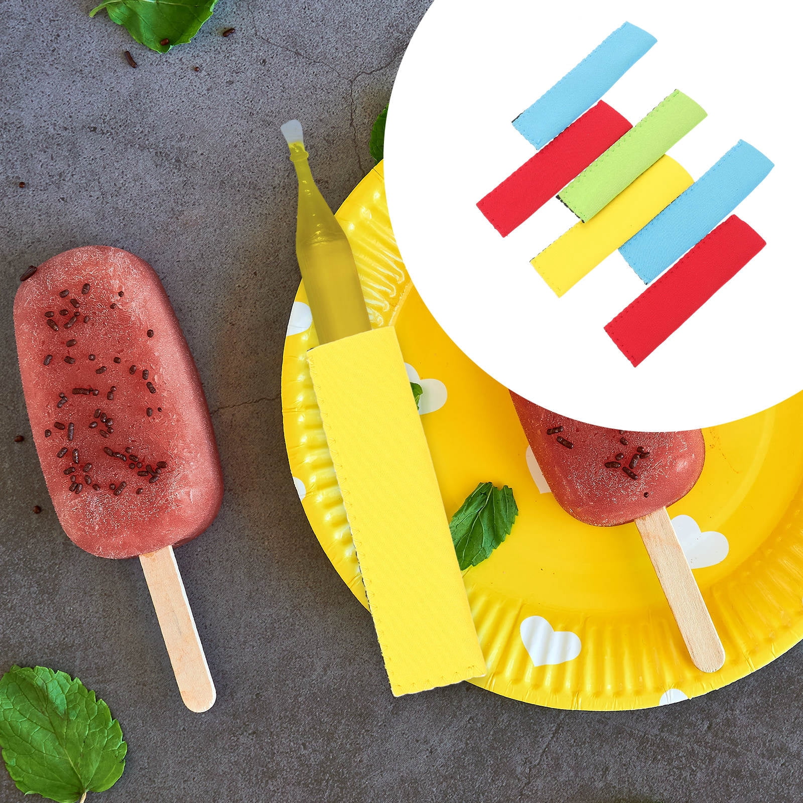 MERRYHAPY 2Pack Neoprene Ice Stick Holders Prevent Melting For Adults ...