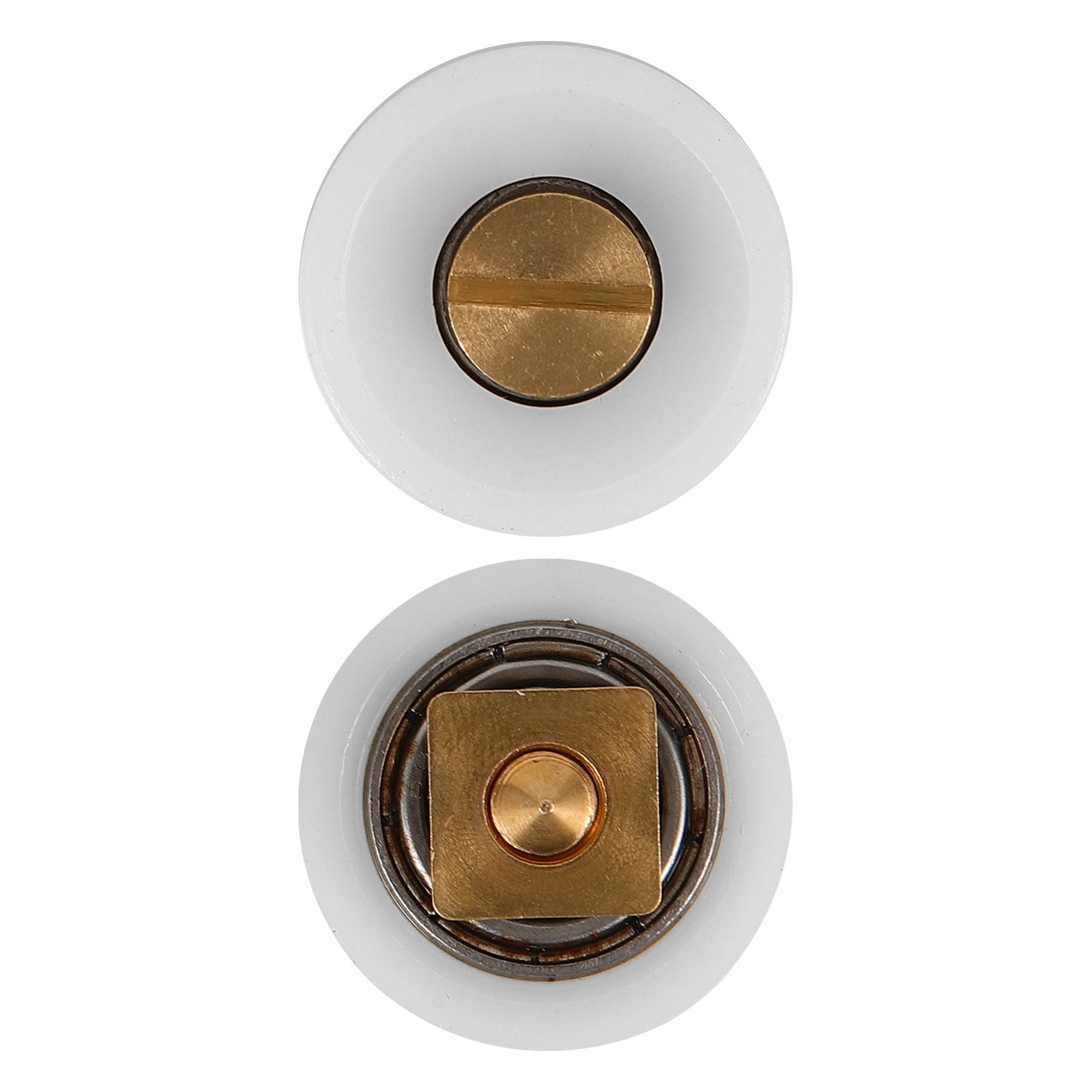 MERRYHAPY 2Pack HeavyDuty White UGroove Window Screen Rollers ...
