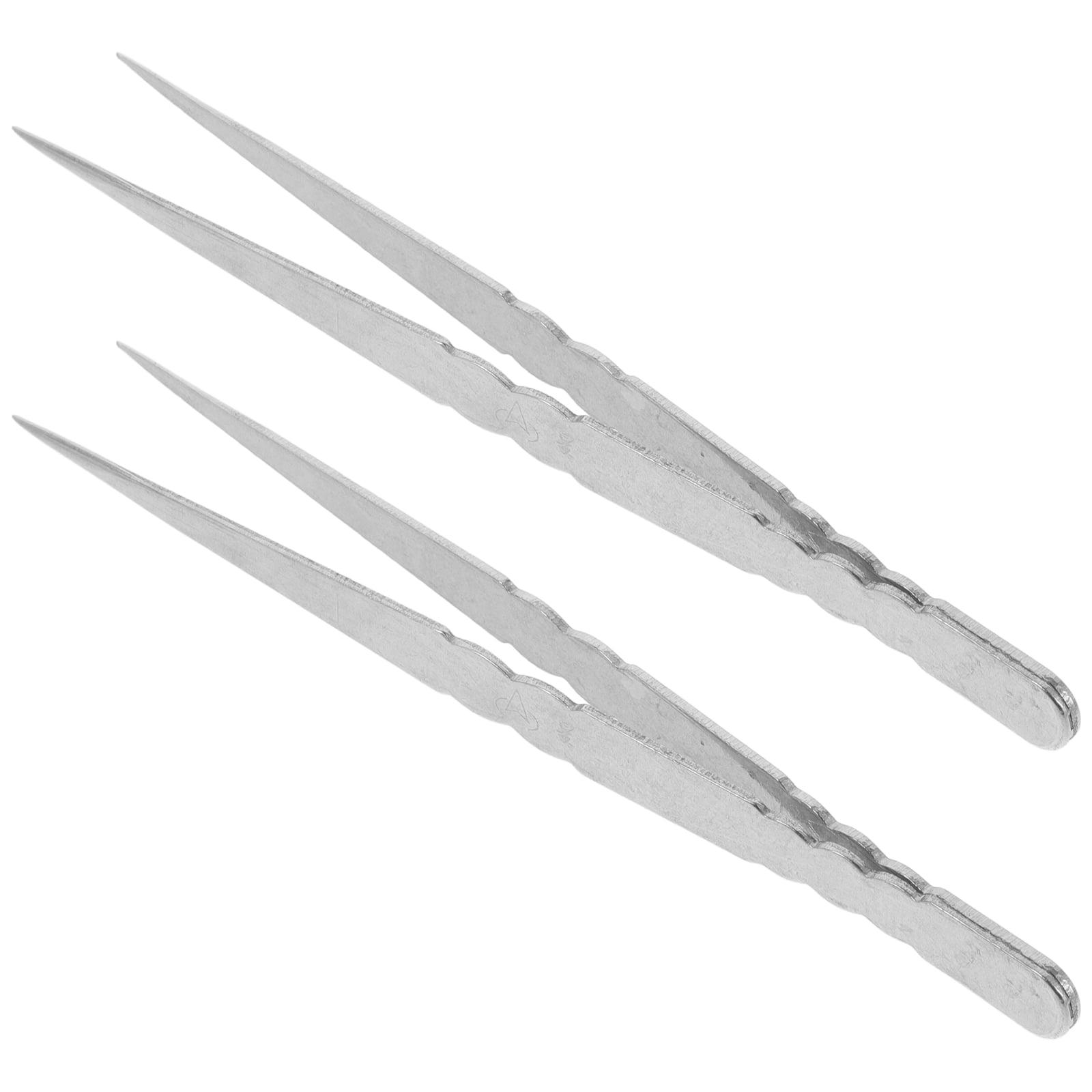 MERRYHAPY 2Pcs Stamp Tongs Stainless Steel Stamp Tweezers False ...