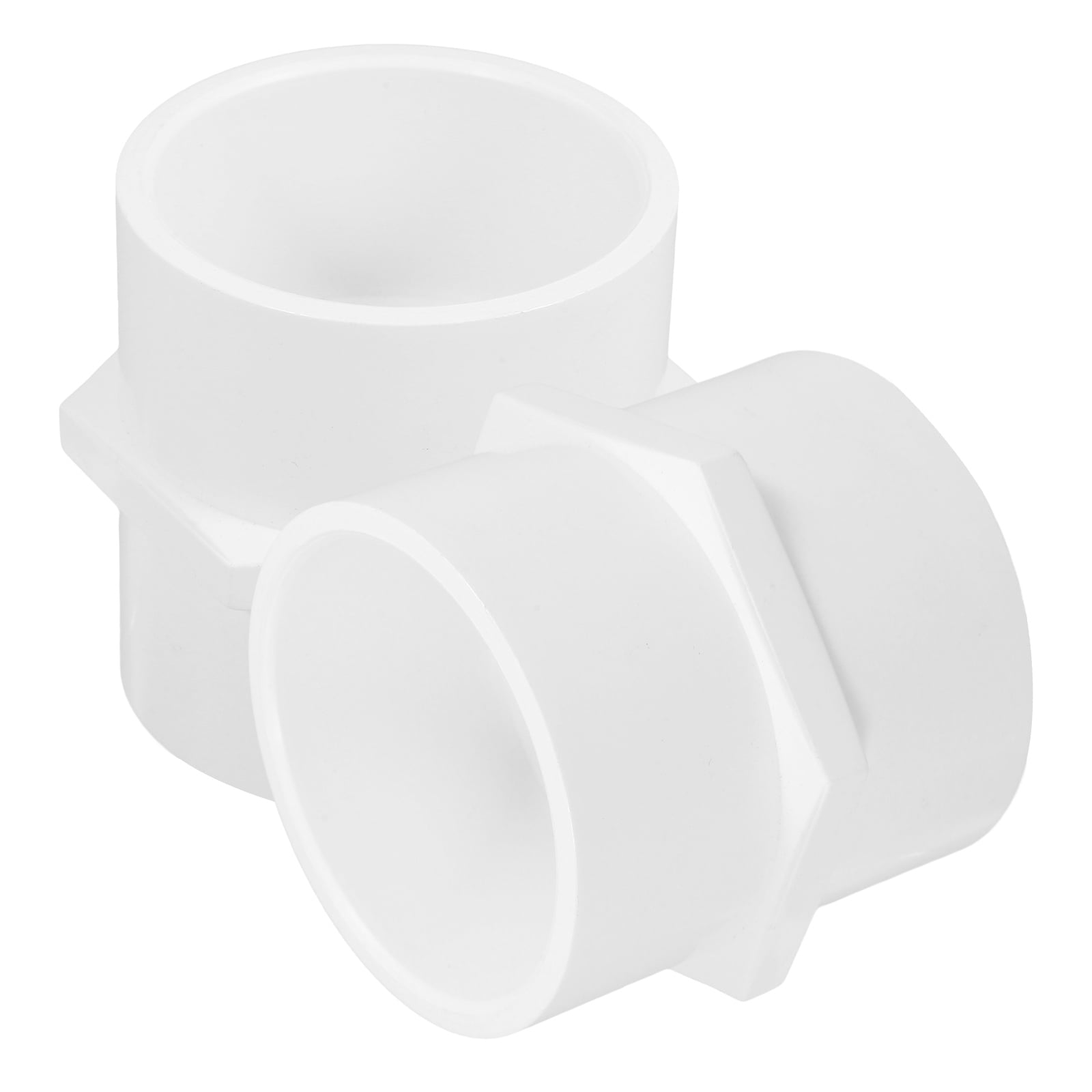 MERRYHAPY 2Set Pvc Pipe End Cap Plug Pvc Fitting White For Rainwater Collection - Walmart.com
