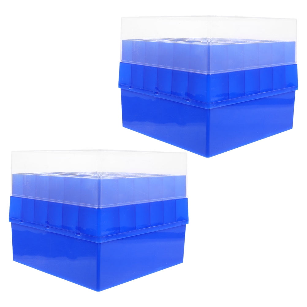 MERRYHAPY Plastic Multi-Color Test Tube Storage Organizer for Lab, 2 ...