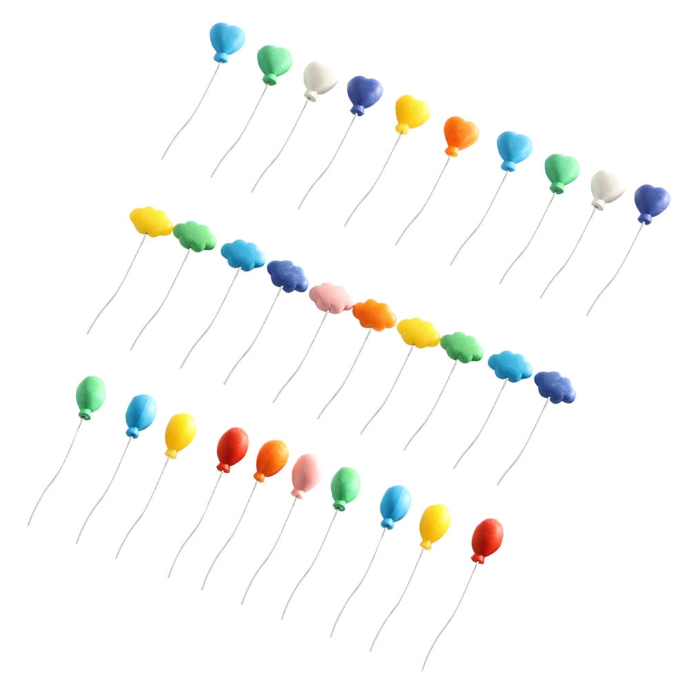 MERRYHAPY 30Pcs Mini Colored Balloon Assorted Color Plastic Mini ...