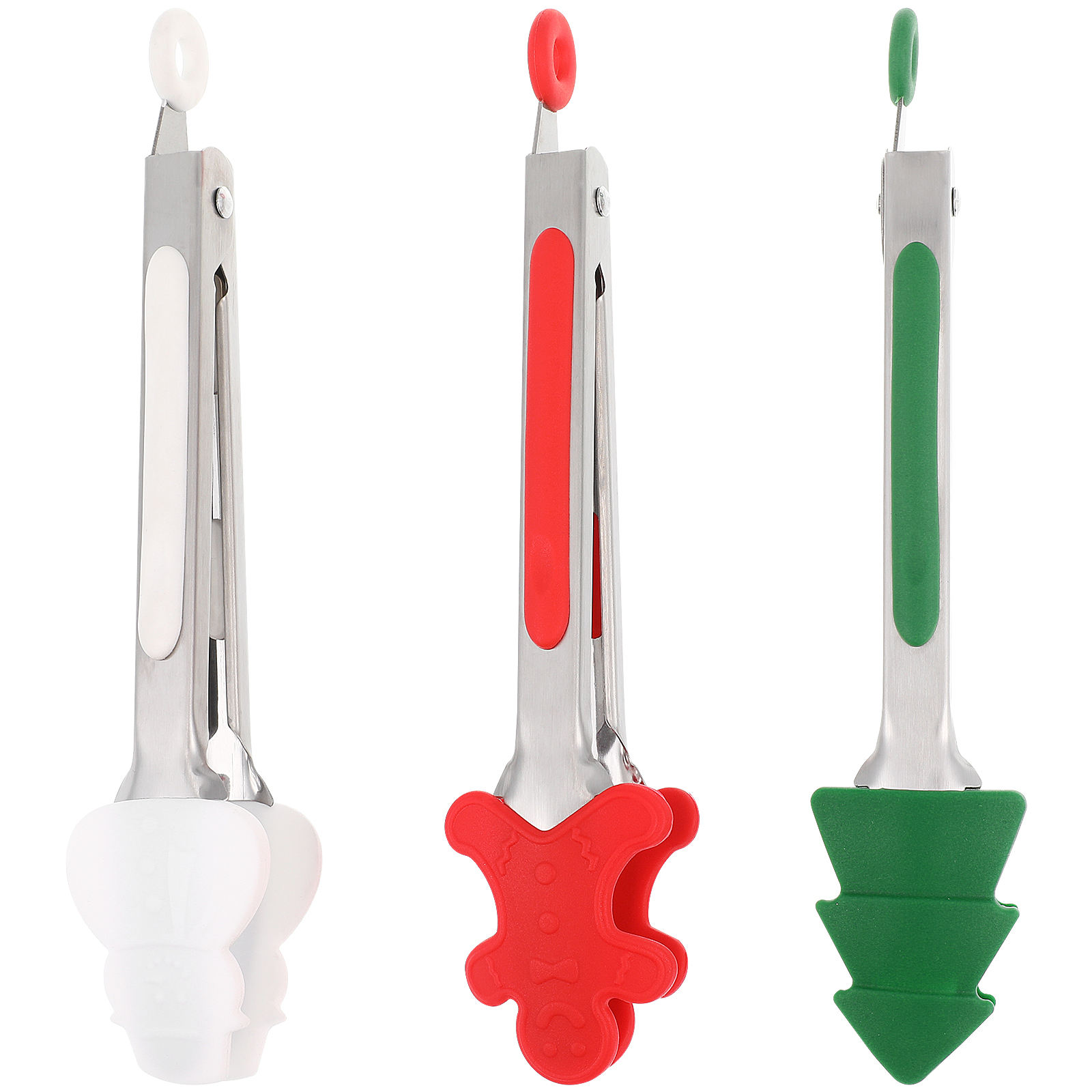 MERRYHAPY 3Pack Food Serving Tongs Assorted Color for Afternoon Tea ...