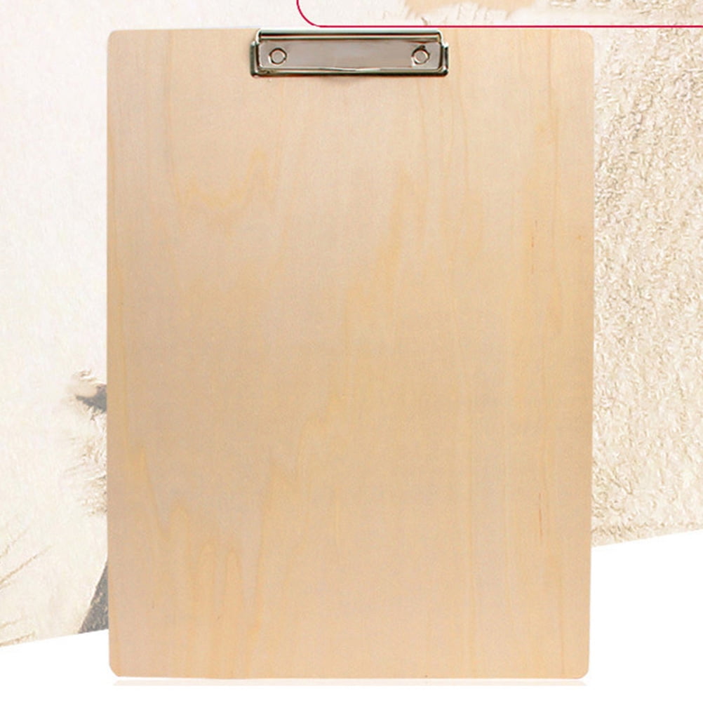 MERRYHAPY 3Pack Wood Clipboard Khaki Smooth Surface Display Artwork for ...