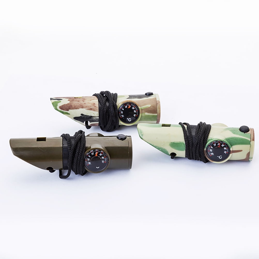 MERRYHAPY 3Pcs Multifunction LED Compass Thermometer Whistles ...