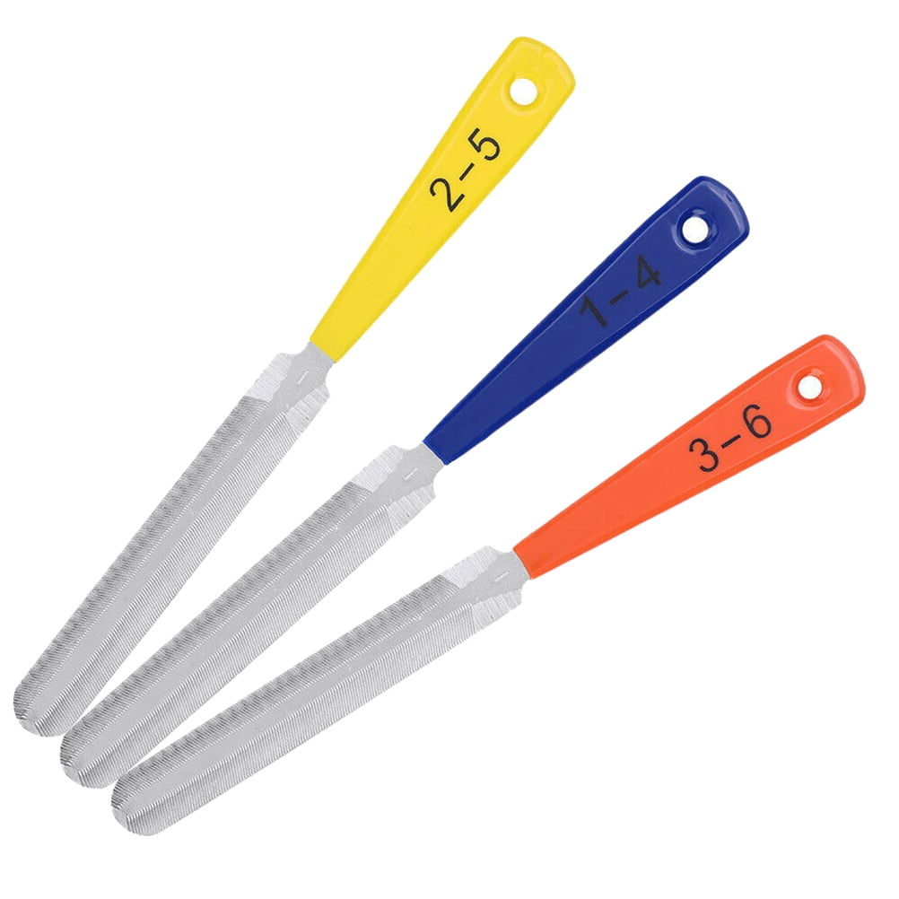 MERRYHAPY 3Pcs Nut Saddle Luthier Tool Stainless Steel Guitar Bridge ...