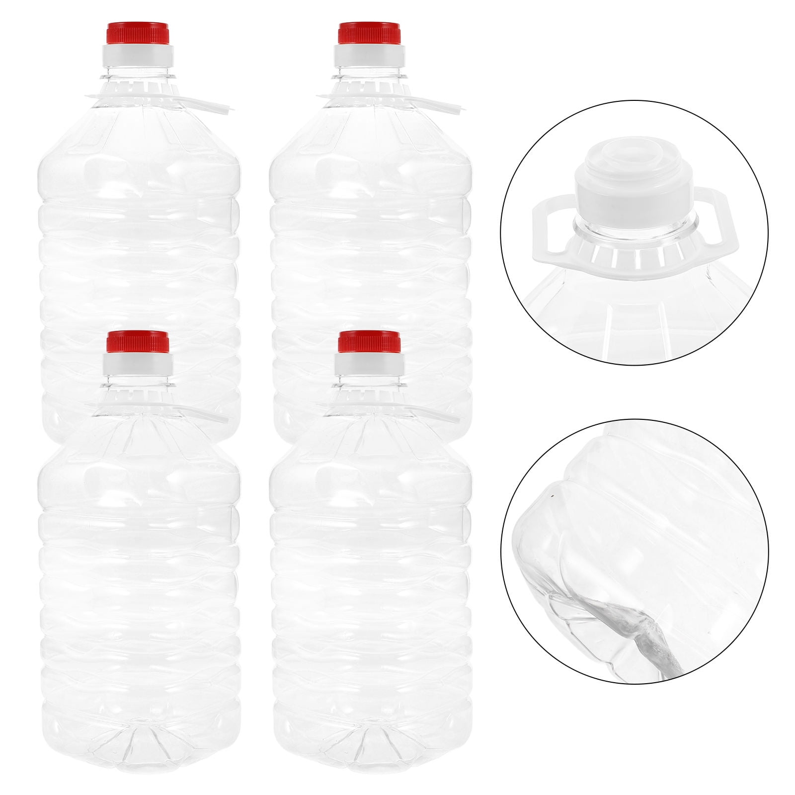 MERRYHAPY 4-Pack Leakproof Plastic Cooking Oil Bottles for Kitchen ...