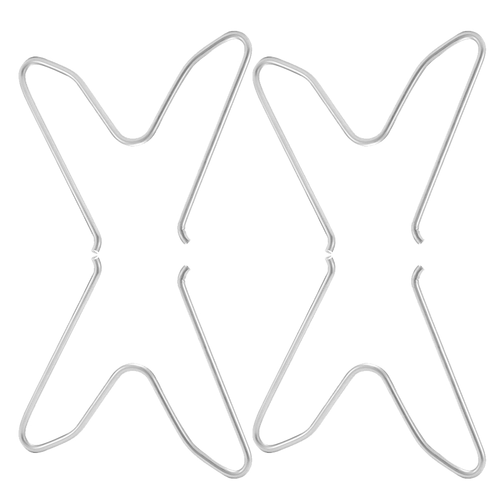 MERRYHAPY 4pcs Silver Stainless Steel Portable Propane Tank Holder for ...