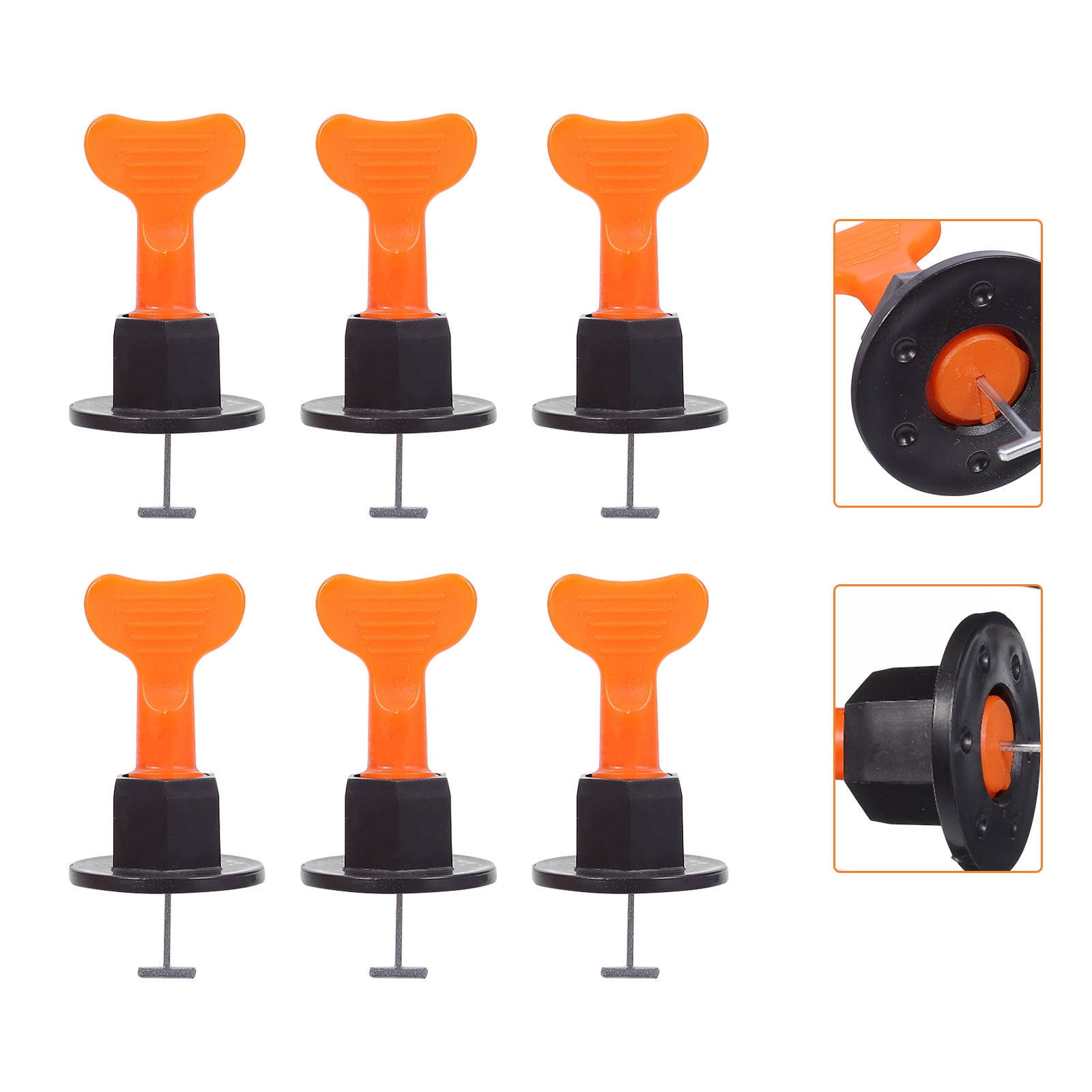MERRYHAPY 50 Sets Tile Positioning Leveler Rotating Floor Tile Leveling ...