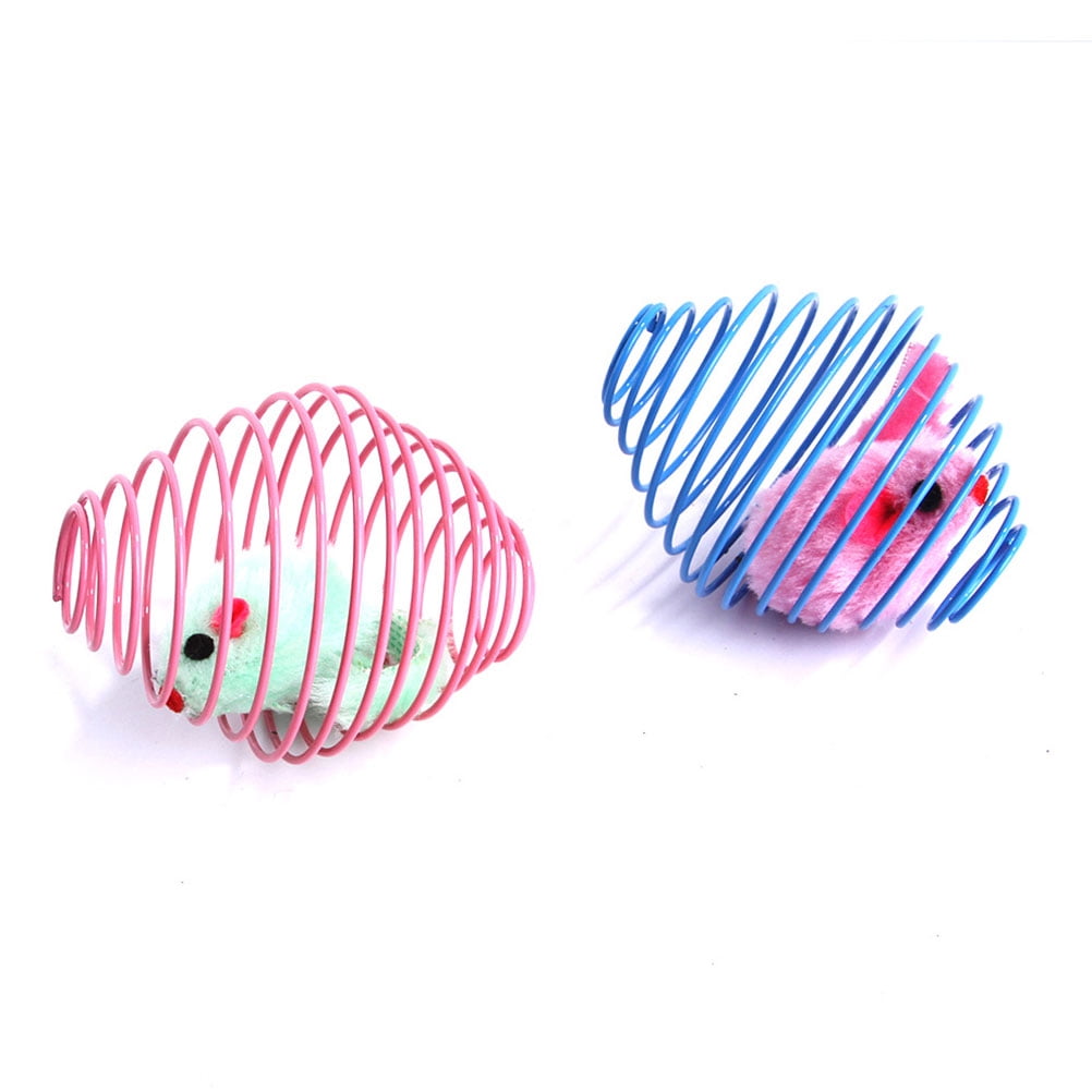 MERRYHAPY 5-Pack Plush Cat Toys for Indoor Cats, Assorted Colors ...