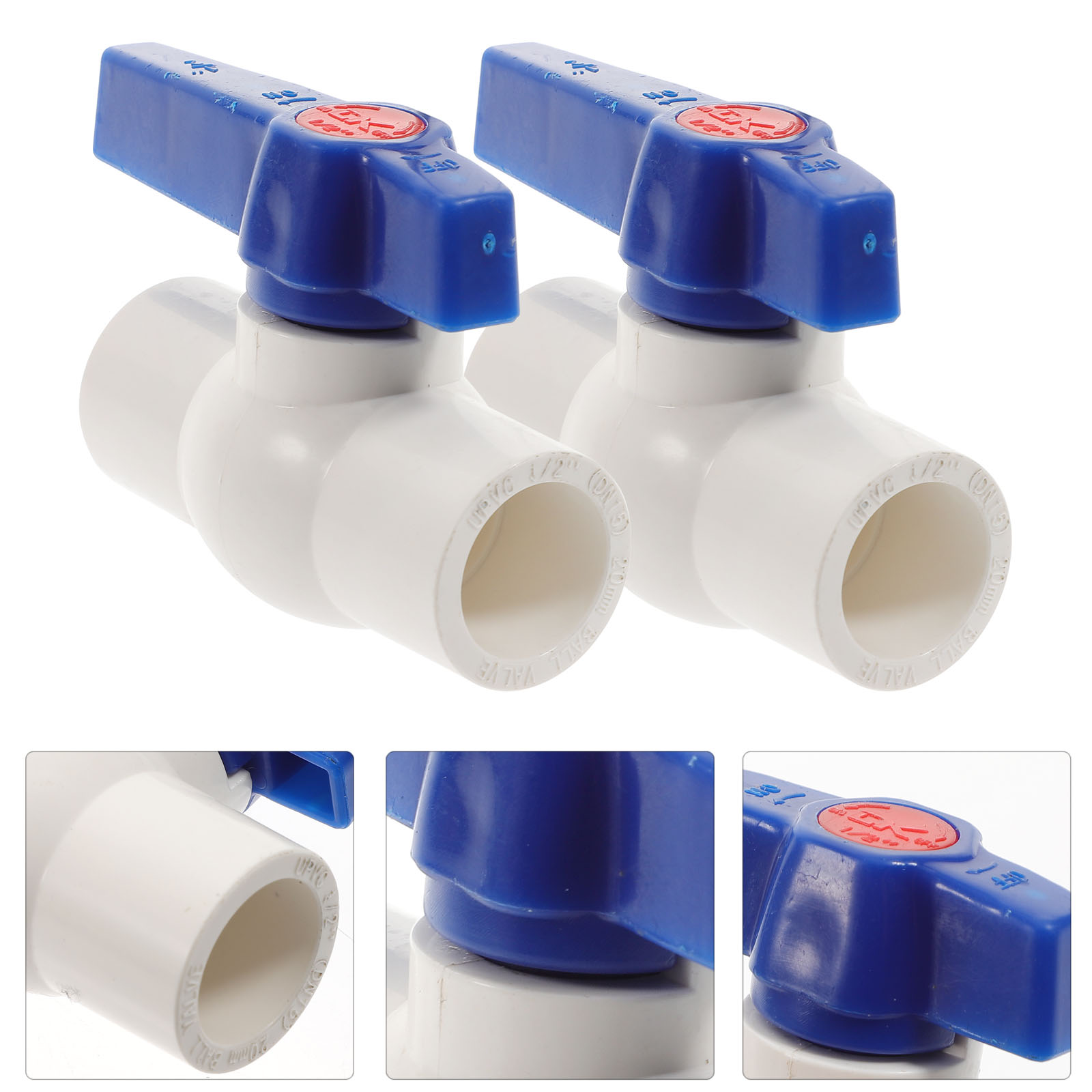 MERRYHAPY 5Pcs Flow Control Water Pipe Valves Suitable for Pipes Within ...