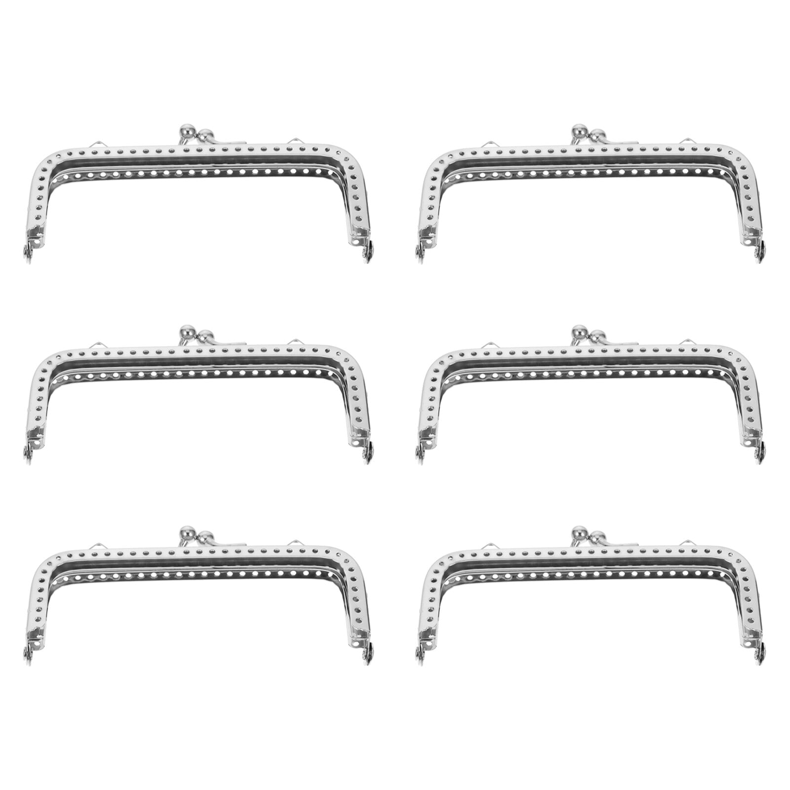 MERRYHAPY 6Pcs Metal Purse Frames with Smooth for Bag Making and Handle ...