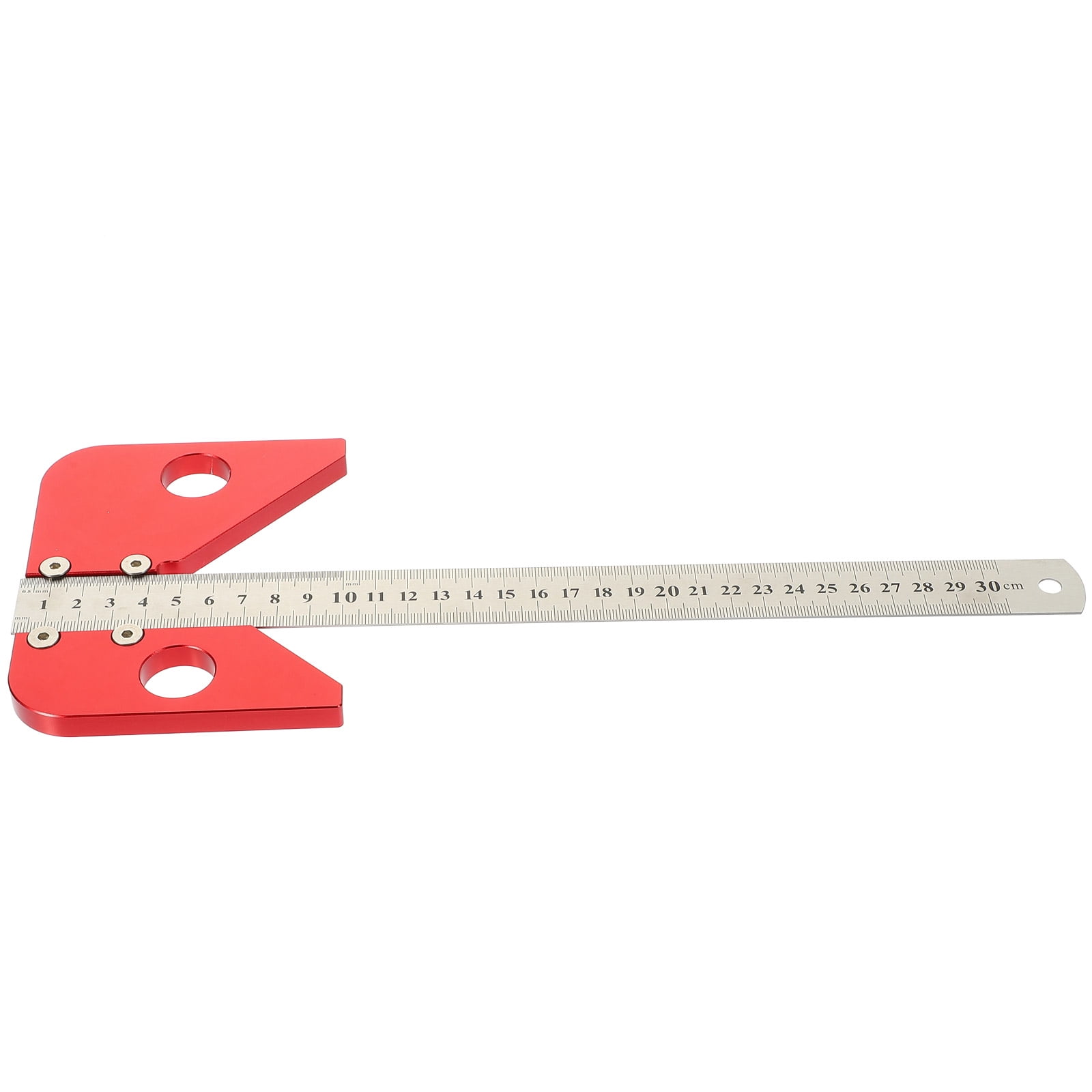 MERRYHAPY Aluminum Woodworking Angle Marker Ruler 45 Degree Precision ...