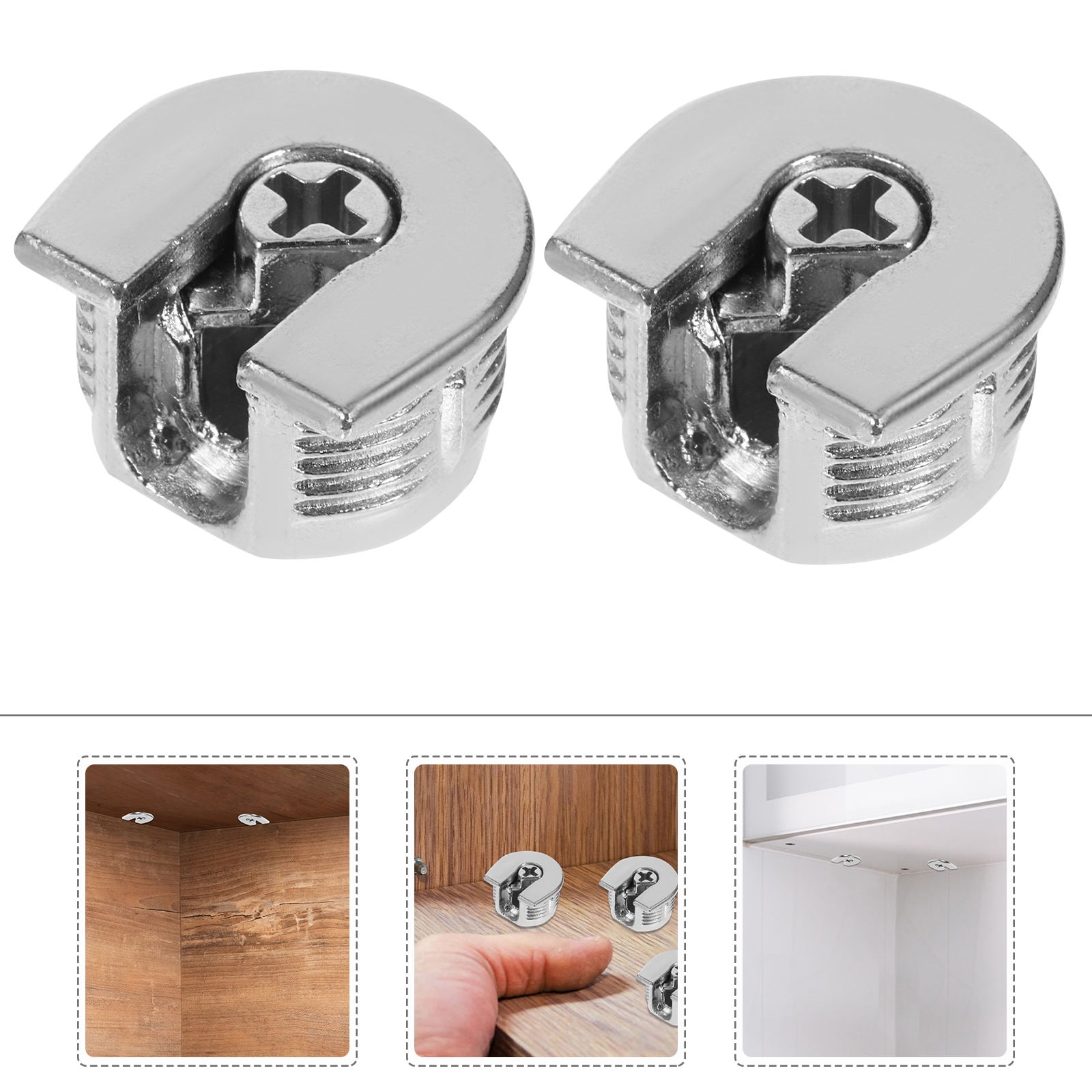 MERRYHAPY Cabinet Connectors 10Set Furniture Connection Kit Shelf ...