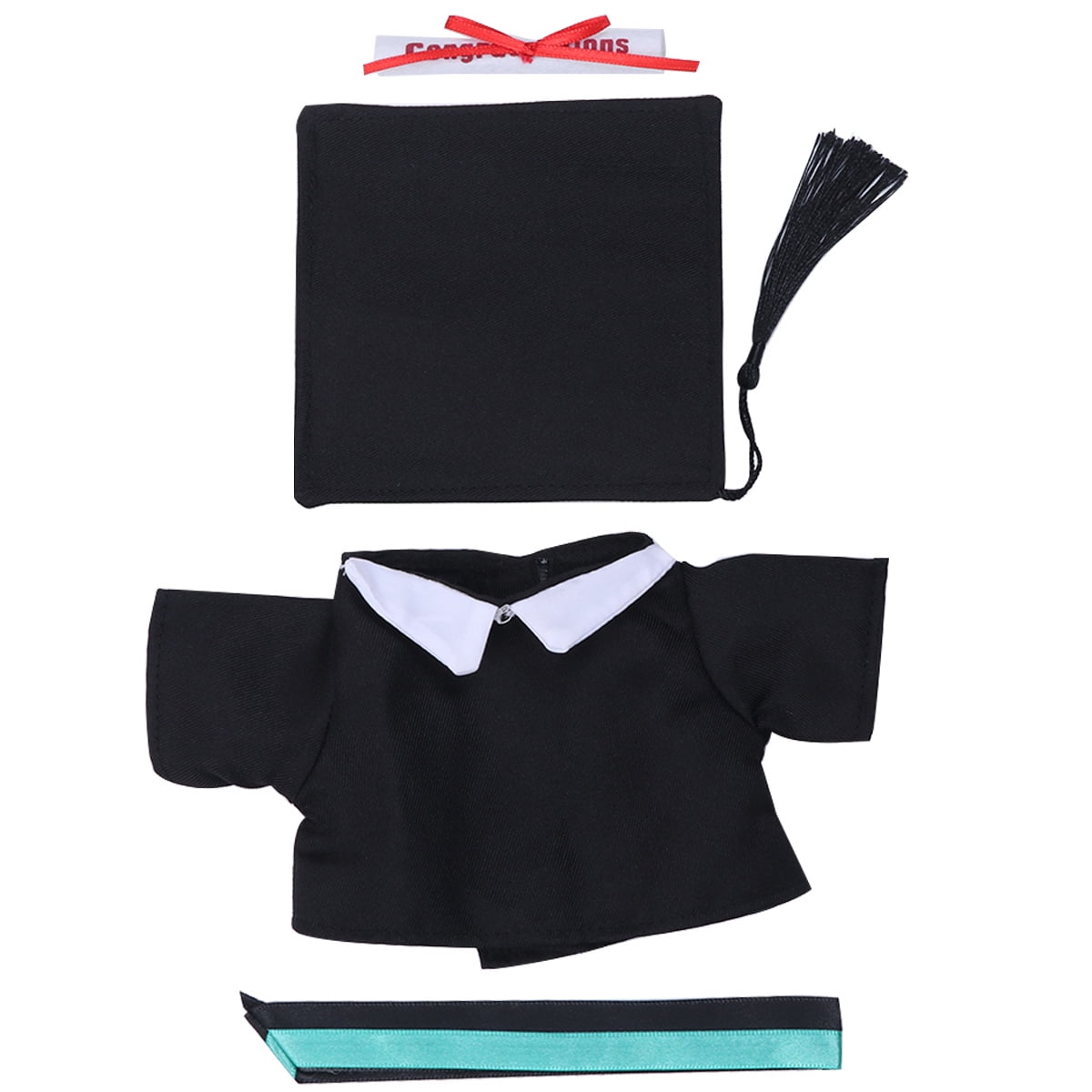MERRYHAPY Doll Dressing Outfit Set Mini Grad Caps and Gowns for ...