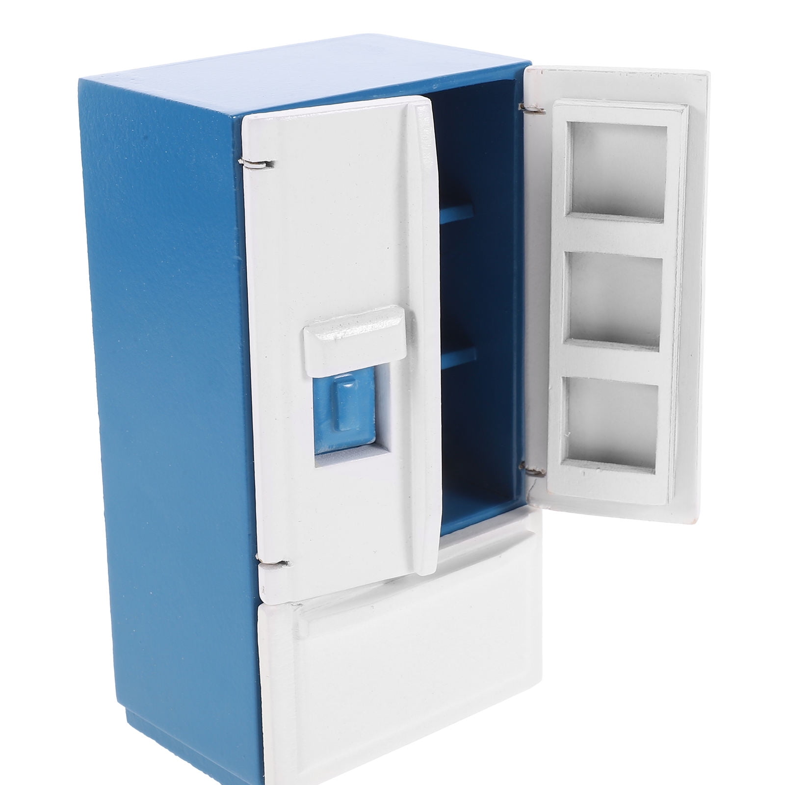 MERRYHAPY Dollhouse Kit Refrigerator Model Decoration Mini Fridge for ...