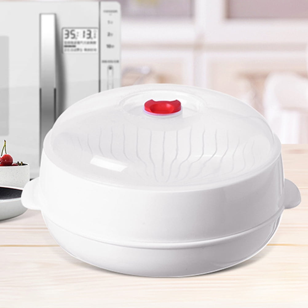 MERRYHAPY Microwave Food Steamer Plastic 1Set 9.8x9.8x5.5in - Walmart.com