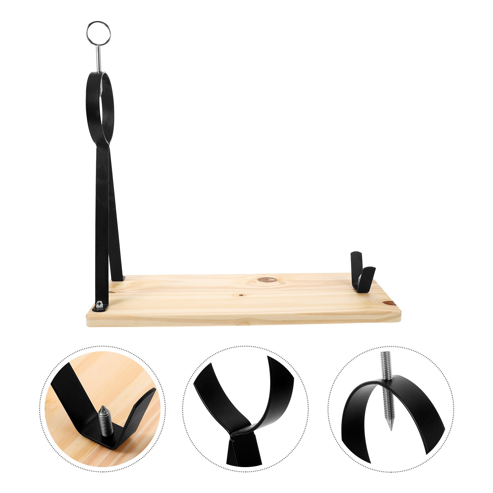 MERRYHAPY Stable Slicing Wooden Ham Stand Kitchen Organization Tool ...