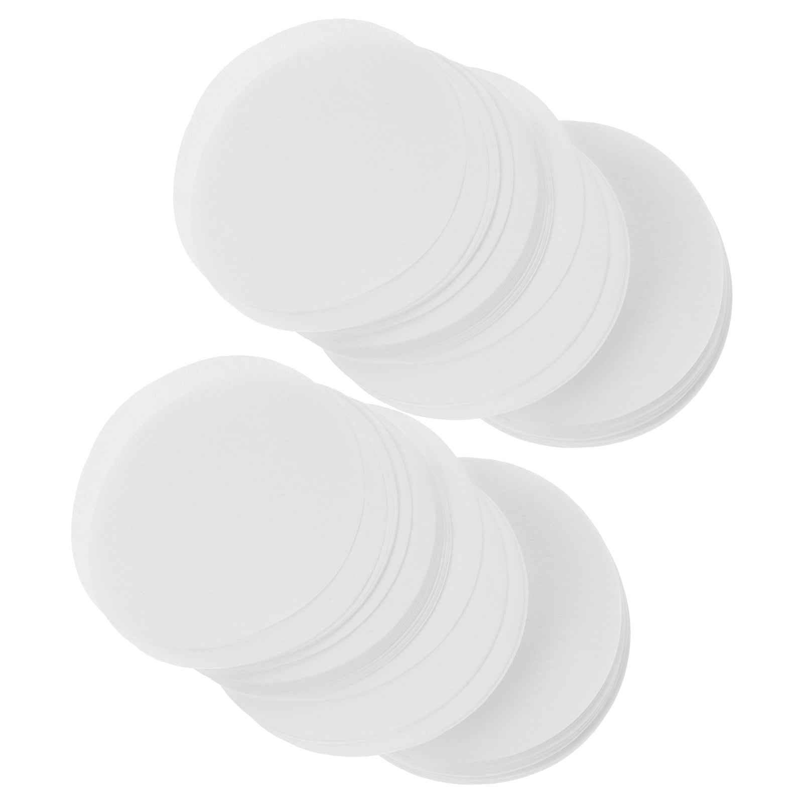 MERRYHAPY Unbleached Round Coffee Filters Natural Wood Fiber for Home ...