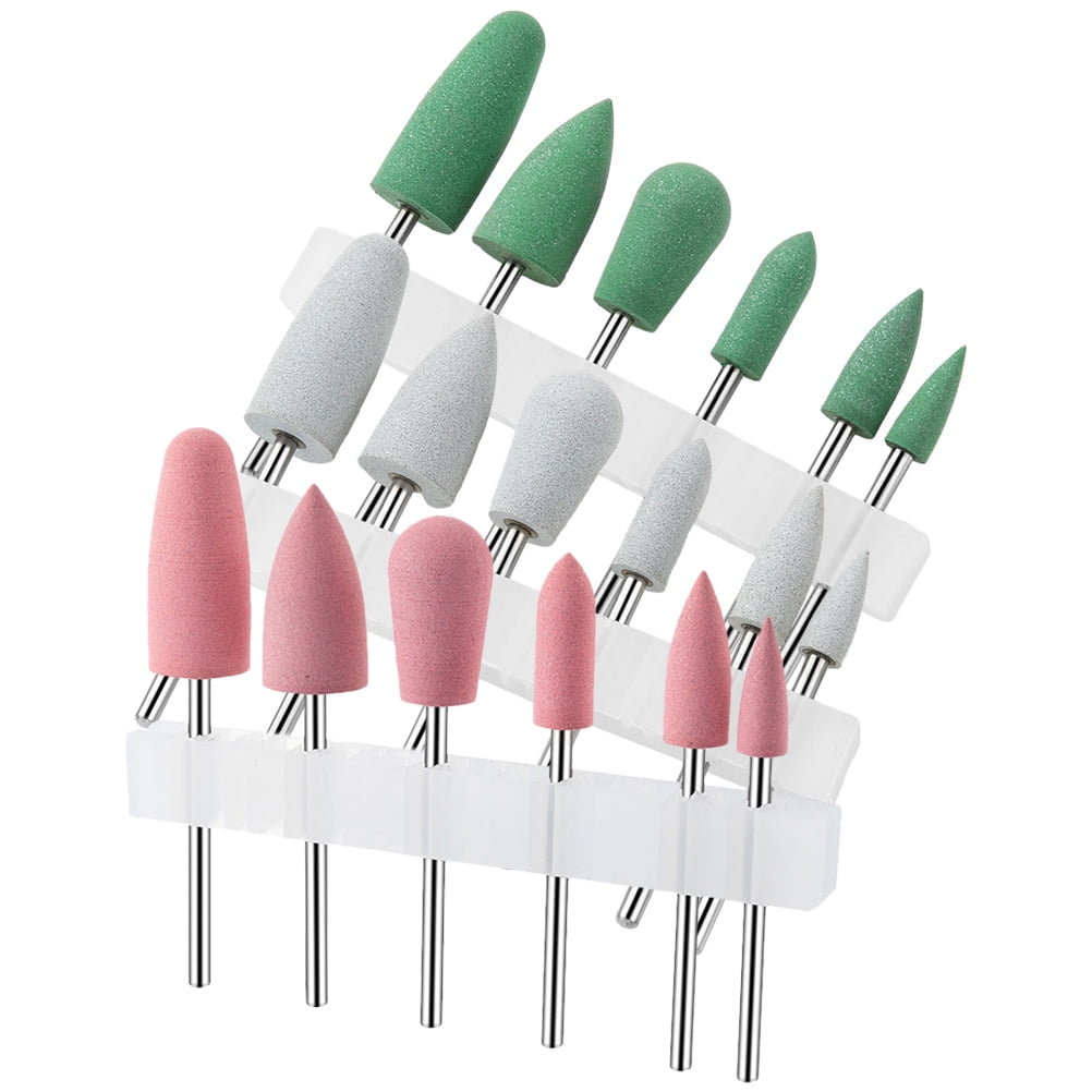 MERRYHAPY Nail Drill Bits for Gel Polish Removal with Stainless Steel ...