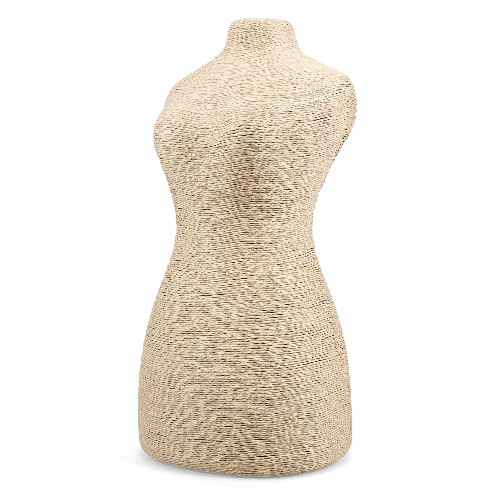 MERRYHAPY Jewelry Display Mannequin with Jute Thread for Necklace ...