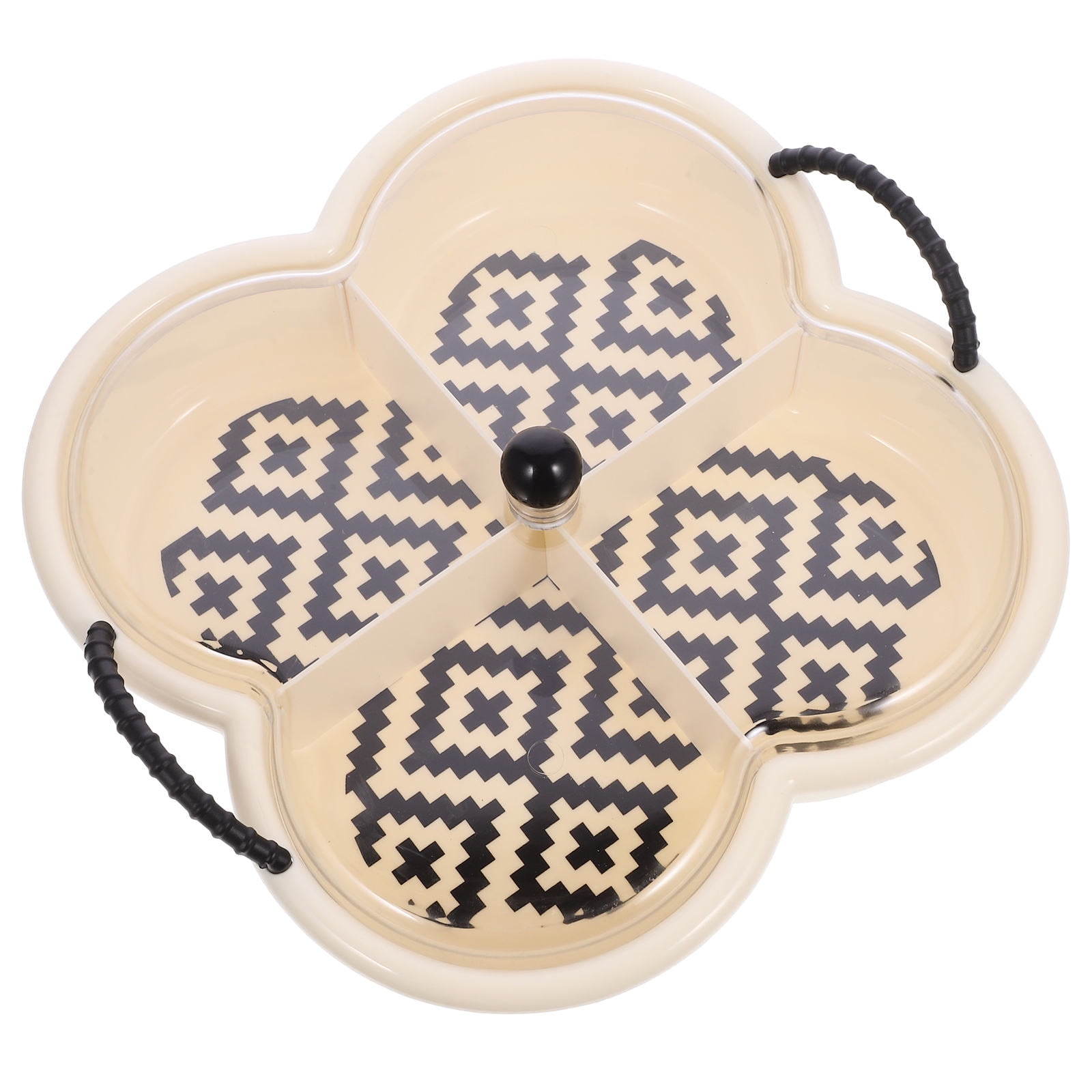 MERRYHAPY Large Multi-Use Food Serving Platter Tray with Lid, Candy ...