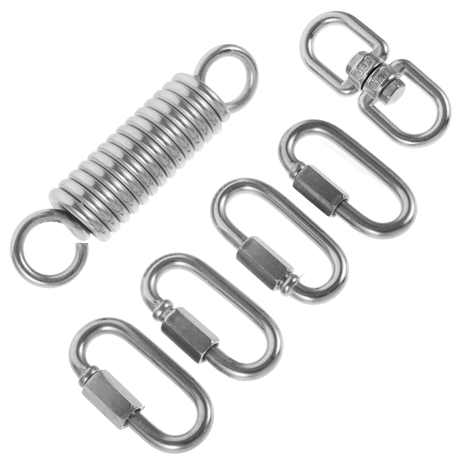 MERRYHAPY Heavy Duty Bag Springs Swing Spring Kit Galvanized Iron 1 Set ...