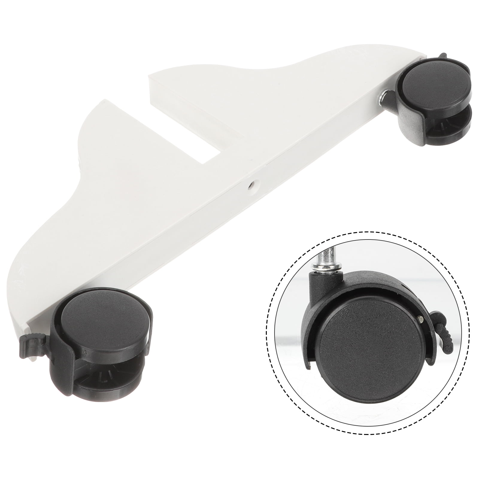 MERRYHAPY Room Divider Wheels 1Pack White Rectangular For Home And ...