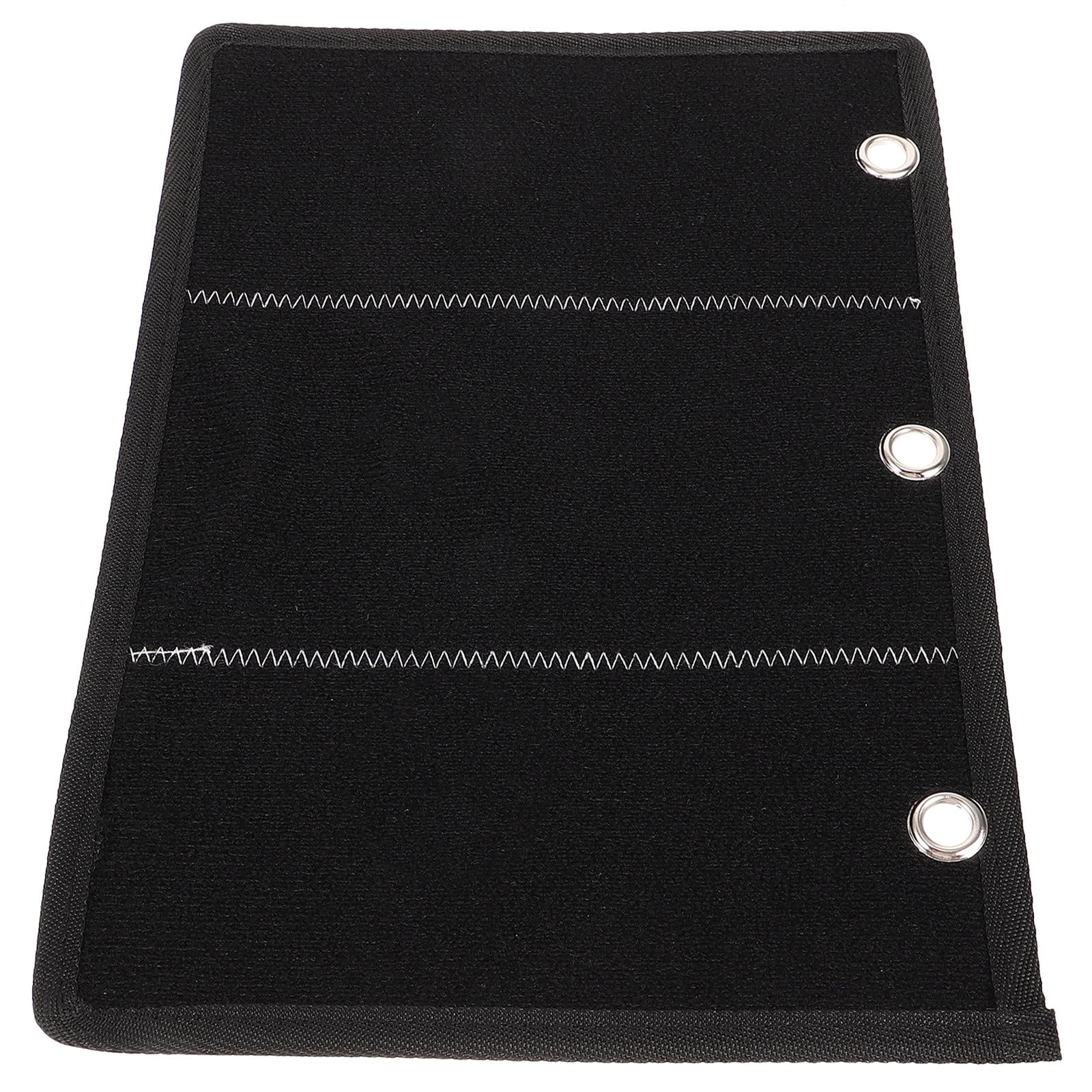 MERRYHAPY Black Rectangular Badge Patch Display Storage Rack Wall Mount ...