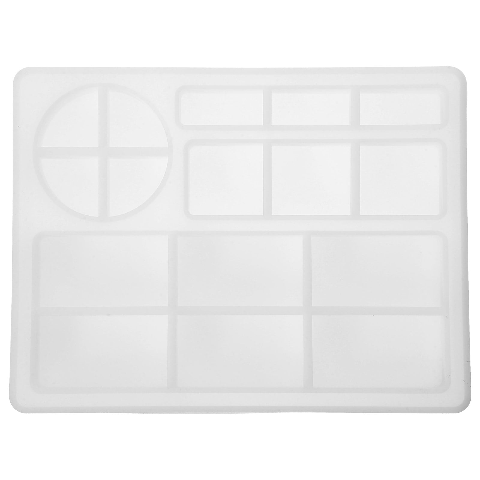 MERRYHAPY Resin Tray Mold Silicone Handmade Goods White Casting ...