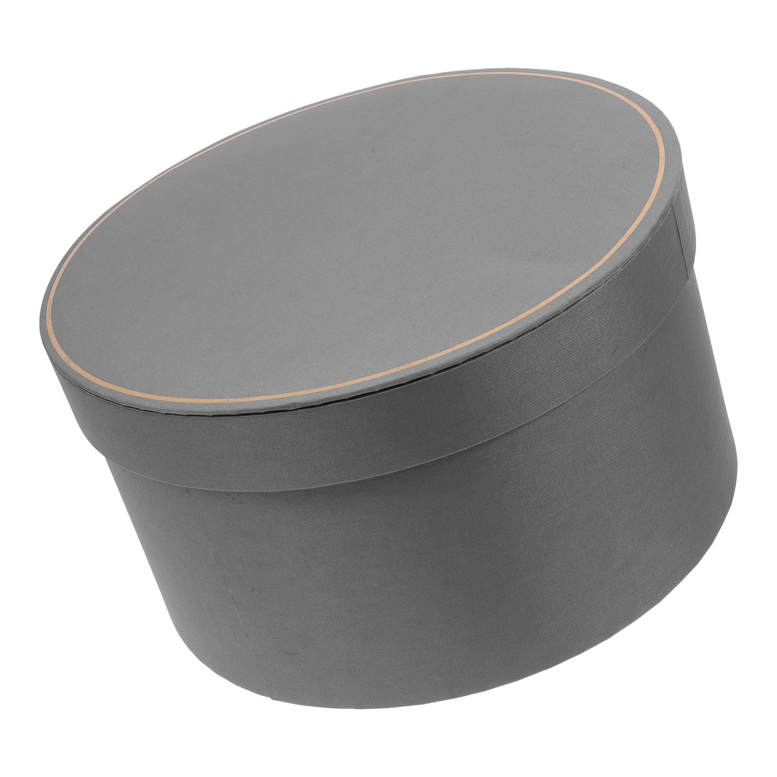 MERRYHAPY Round Box Grey Silk 1Set - Walmart.com