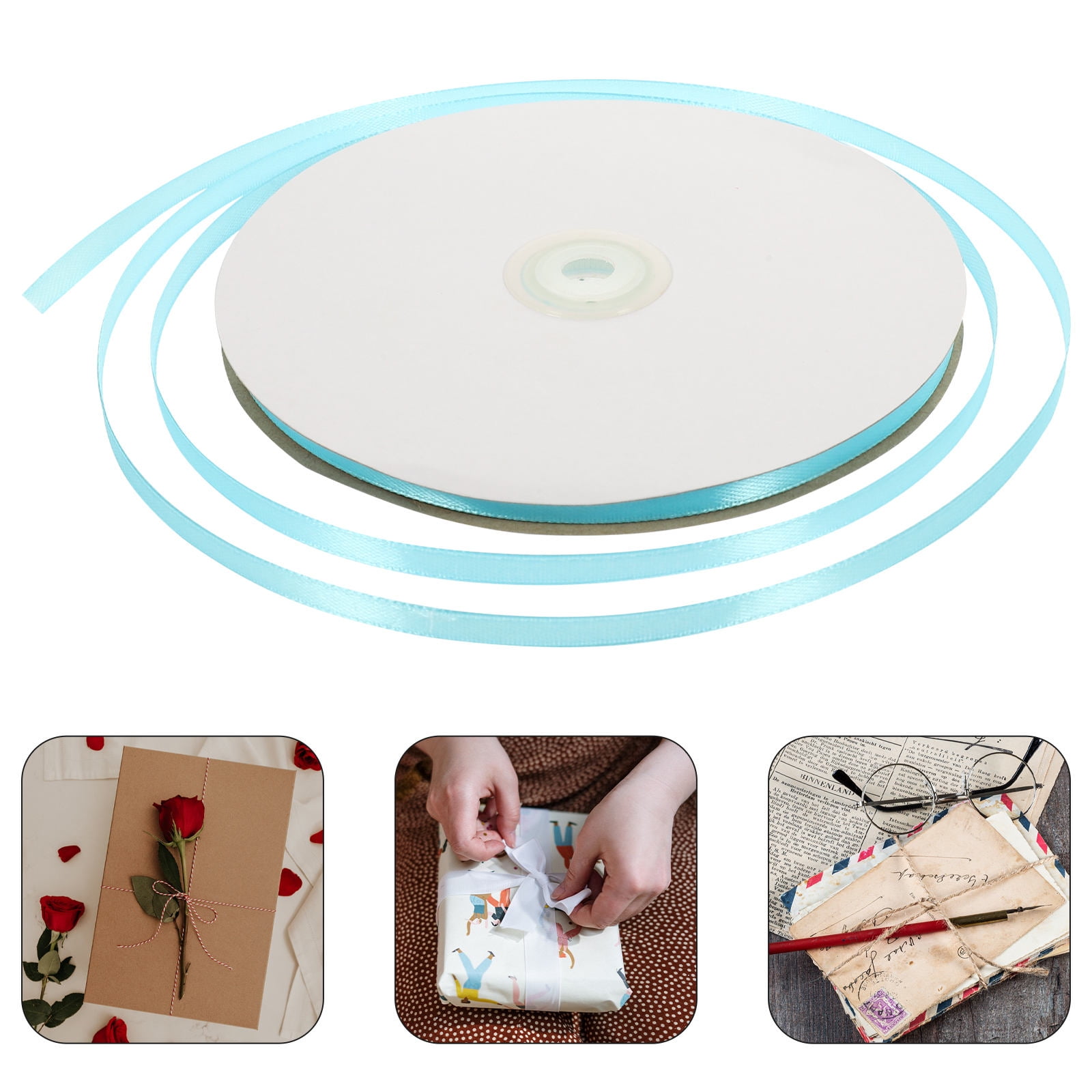 MERRYHAPY Sky-Blue Ribbon for Sewing and Card Making in 1Set - Walmart.com