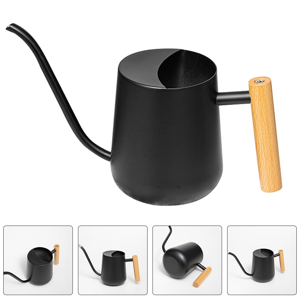 MERRYHAPY Indoor Plant Watering Kettle with Ergonomic Handle, Black, 1 ...