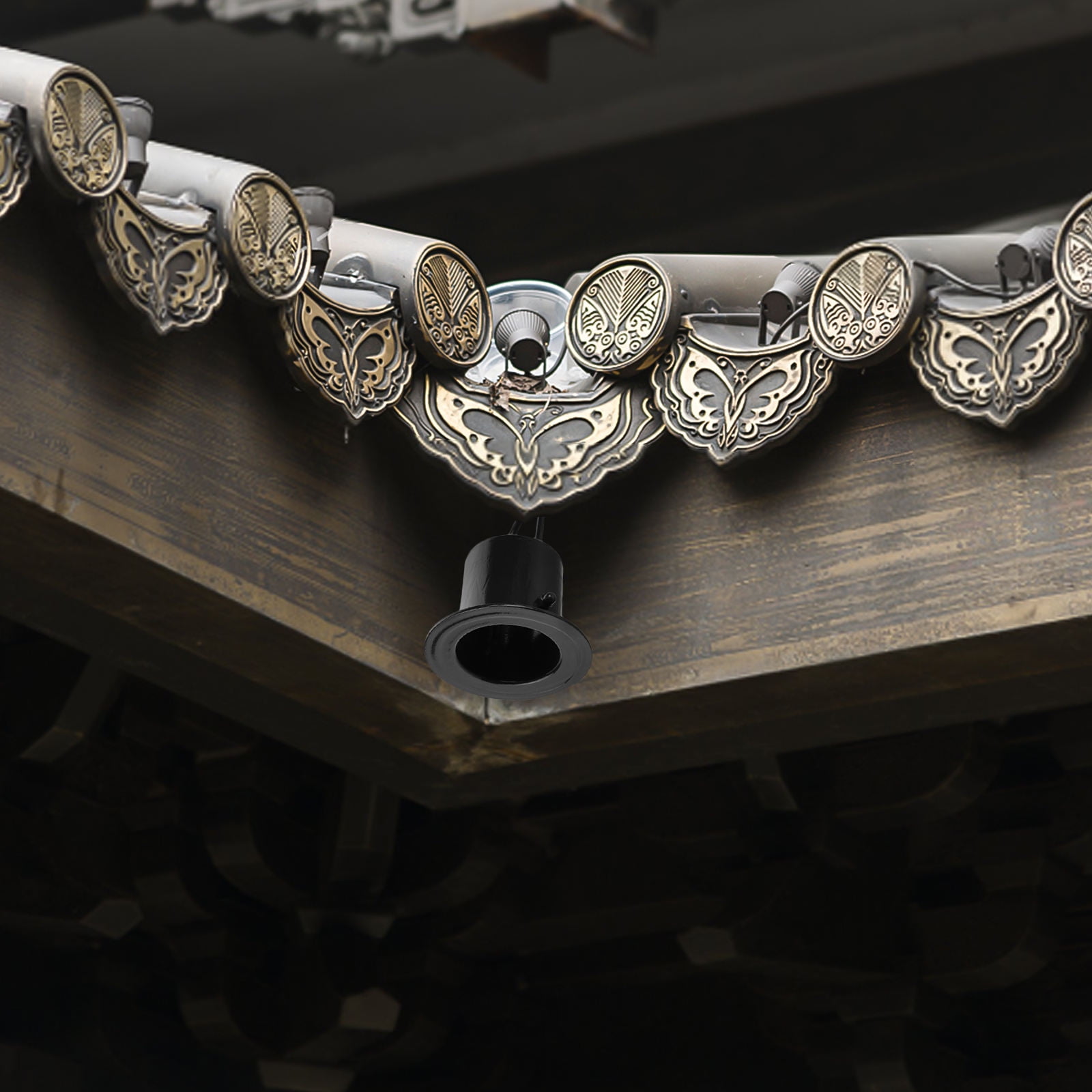 MERRYHAPY Sturdy Rain Chain Adapter Rain Chain Gutter Accessory Metal ...