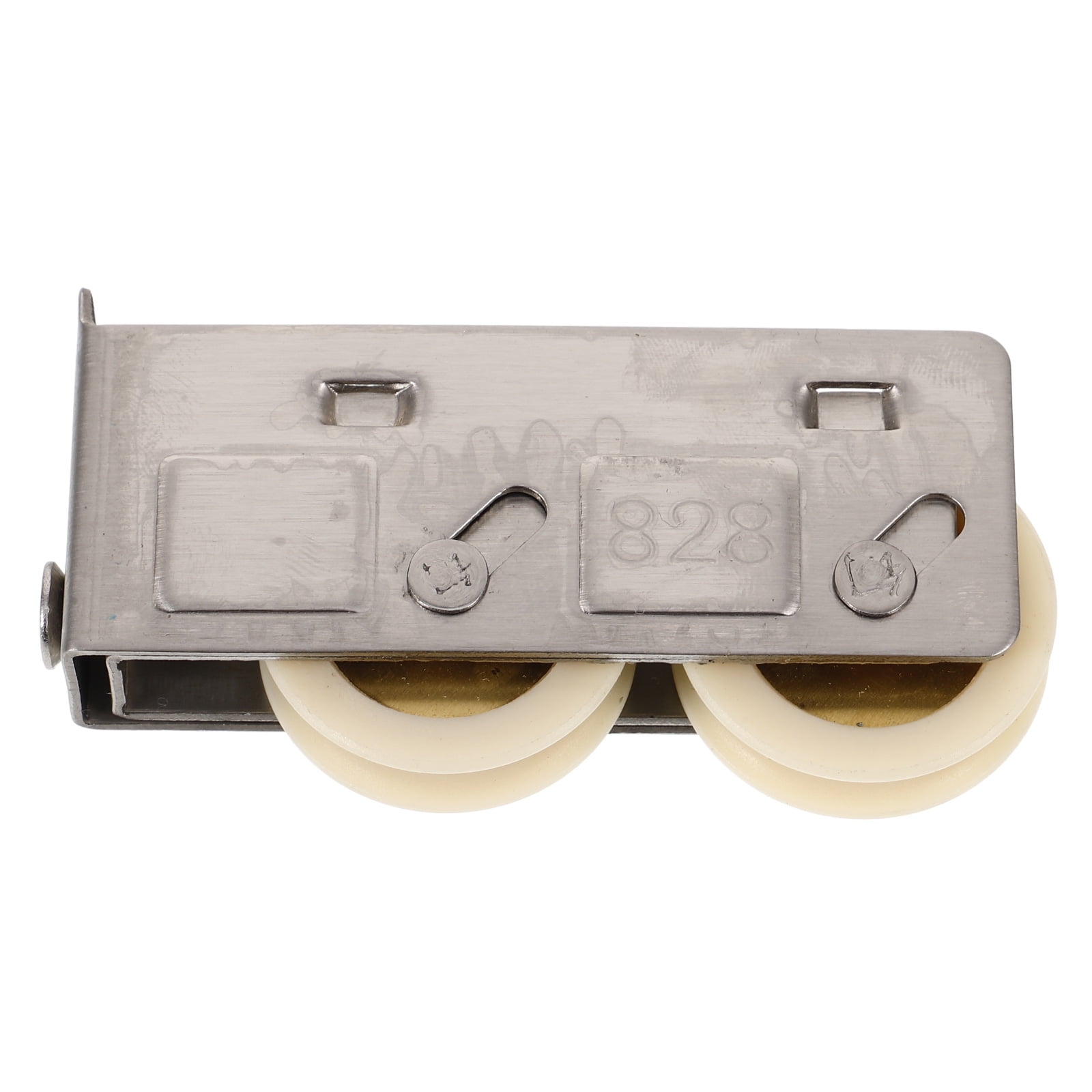 MERRYHAPY Stainless Steel Sliding Door Rollers Fixed Type for Smooth ...