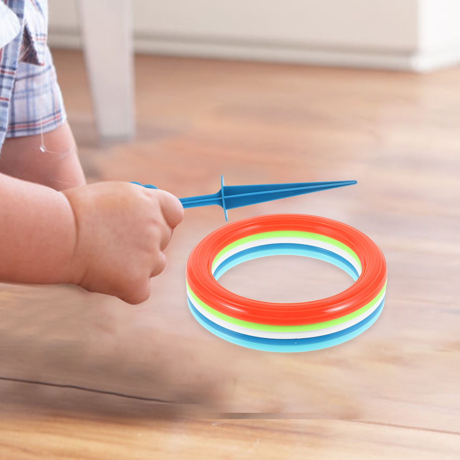 MERRYHAPY Merryhapy Kids Toss Game Plastic Multicolored Ring Toss ...