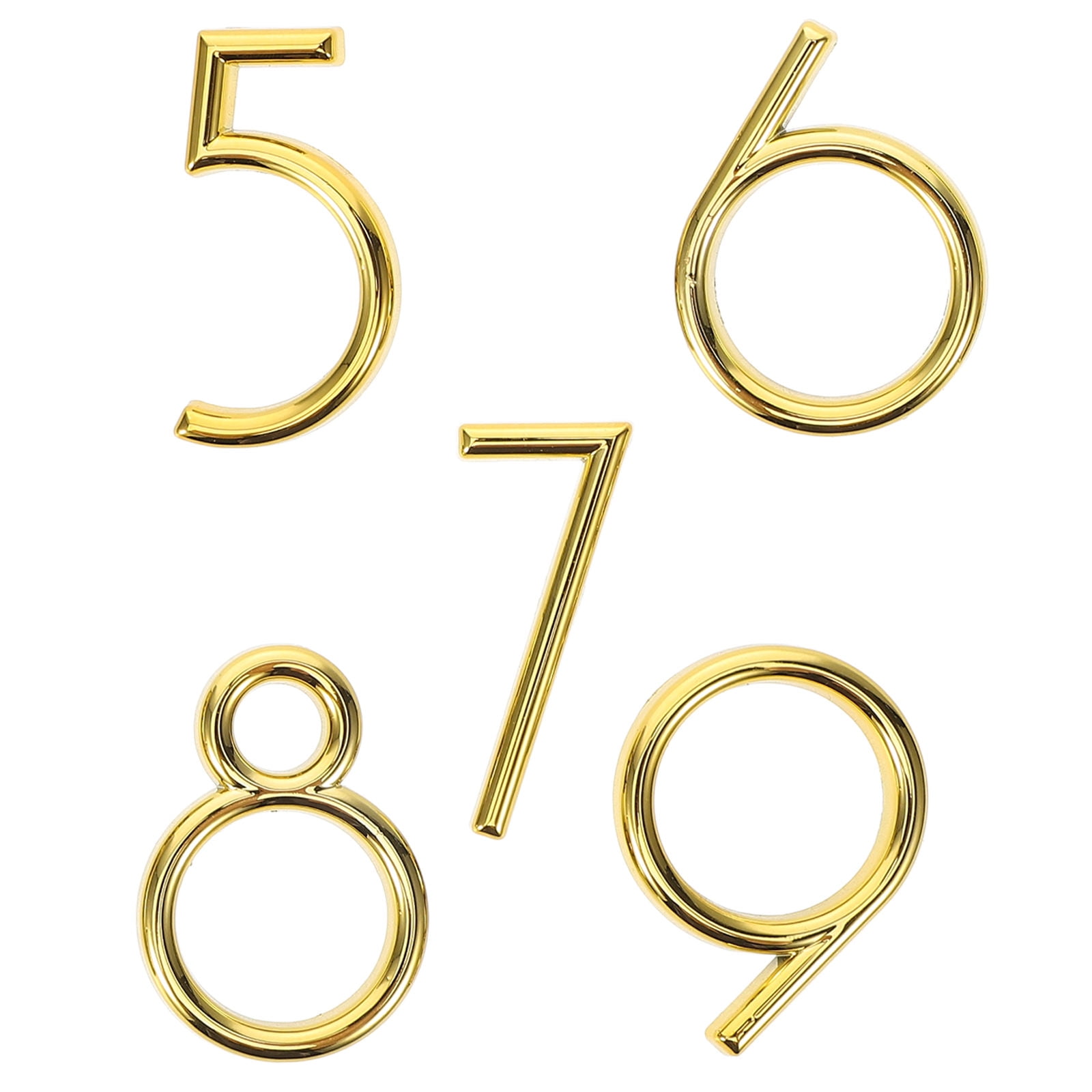 MERRYHAPY 5Pcs House Numbers for Exterior Doors Mailbox Address Plaques ...