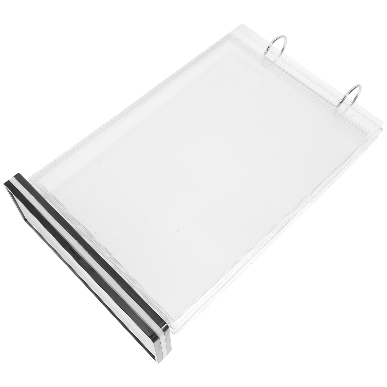 MERRYHAPY Acrylic Menu Stand Multi-Page Display Holder Transparent ...