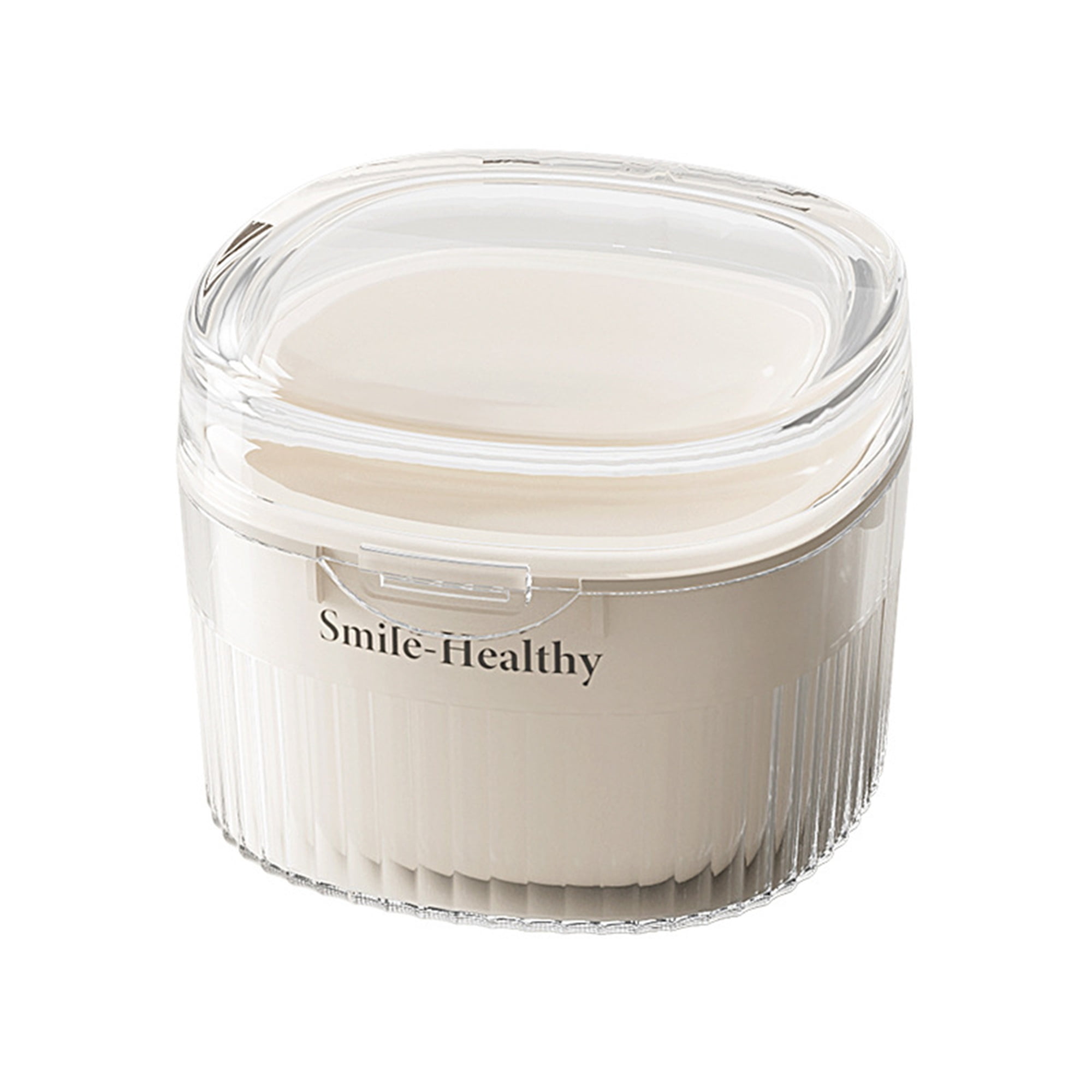 MERSARIPHY Denture Soaking Cup Dental Retainer Case with Strainer ...