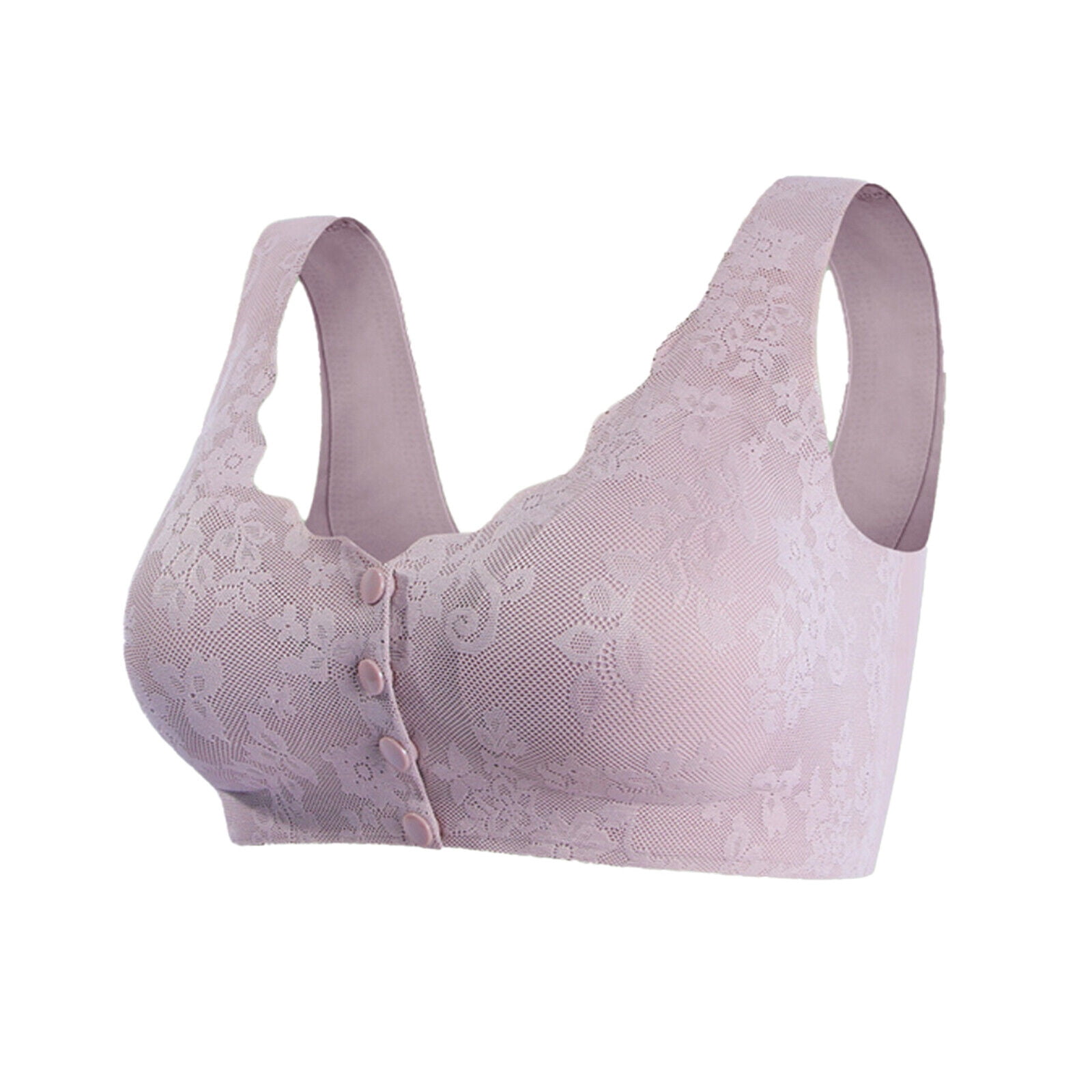 Mersteyo Women's Pocket Bra Front buckle Post-Surgery Sleep Bra ...