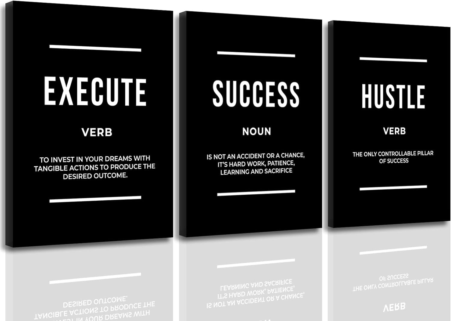 MESESE Motivational Wall Art Positive Quote Poster Canvas Painting ...