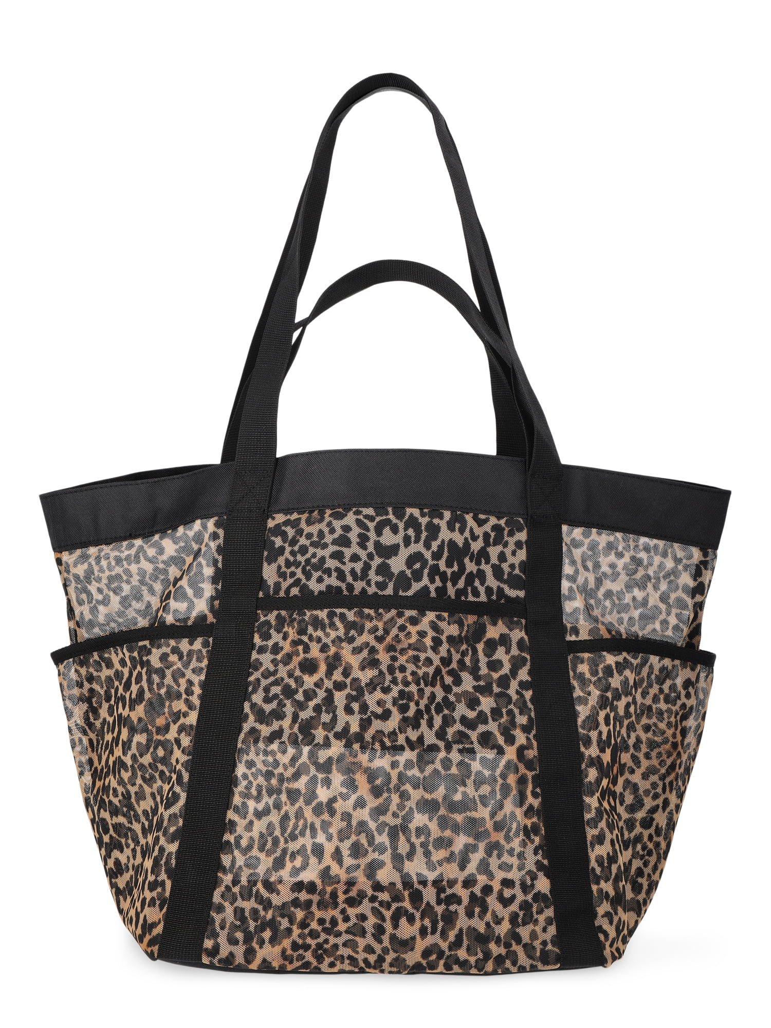 No Boundaries Women's Mesh Tote Bag, Leopard - Walmart.com