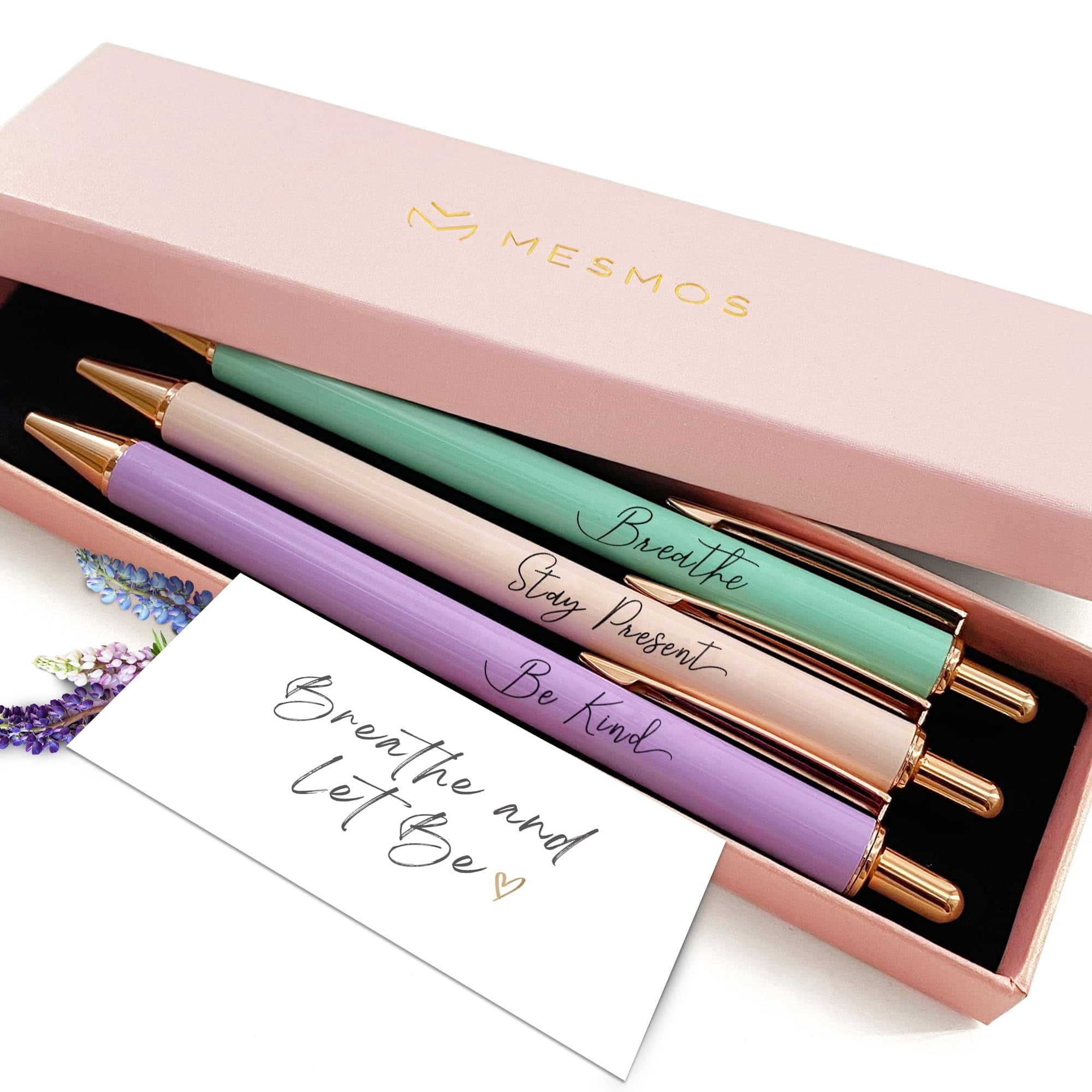 MESMOS Pastel Pens, Mindfulness Gifts, Inspirational Fancy Pens for ...