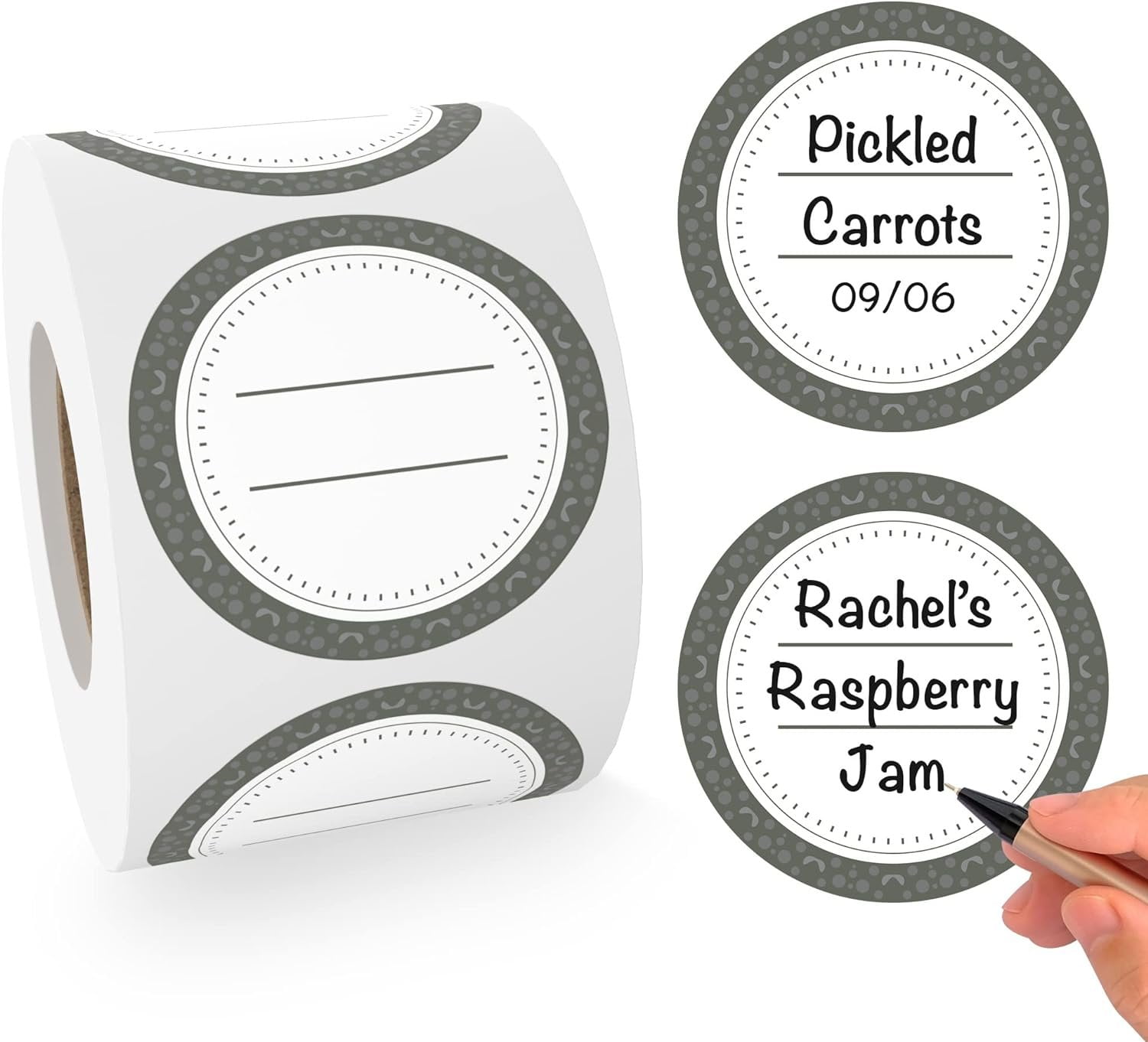 MESS Dissolvable Canning Labels for Jars 200 Dissolvable Mason Jar ...